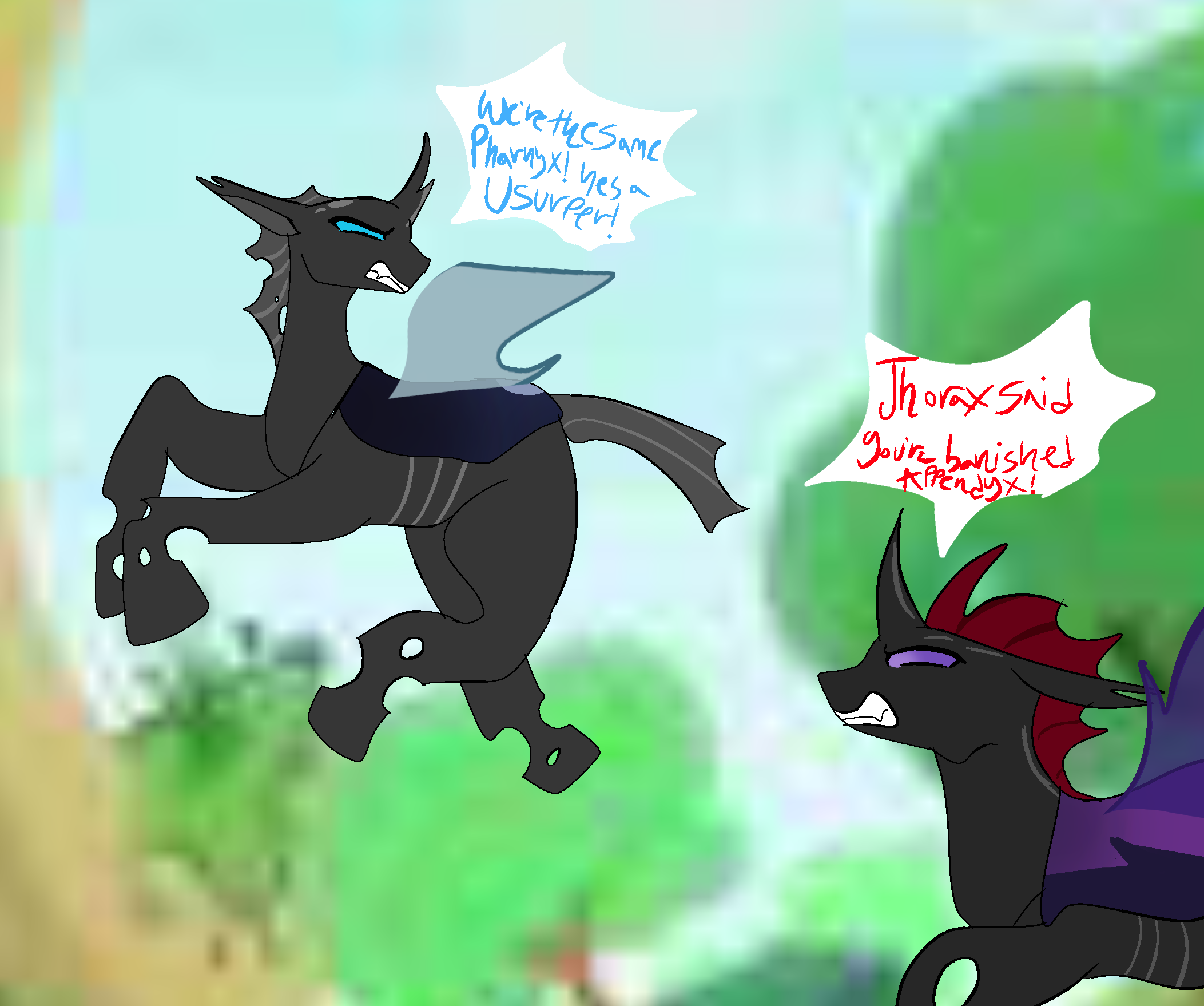 #3544794 - safe, artist:earth.loser, pharynx, oc, oc:appendyx ...