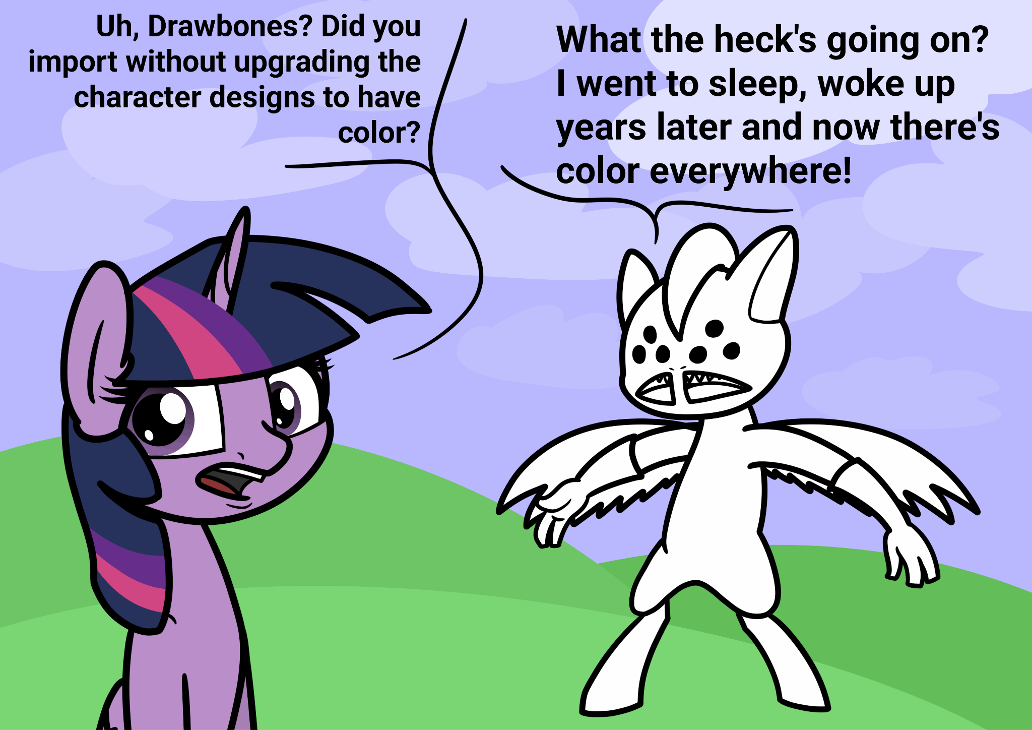 #3544987 - safe, artist:ewoudcponies, twilight sparkle, oc, oc:cutified ...