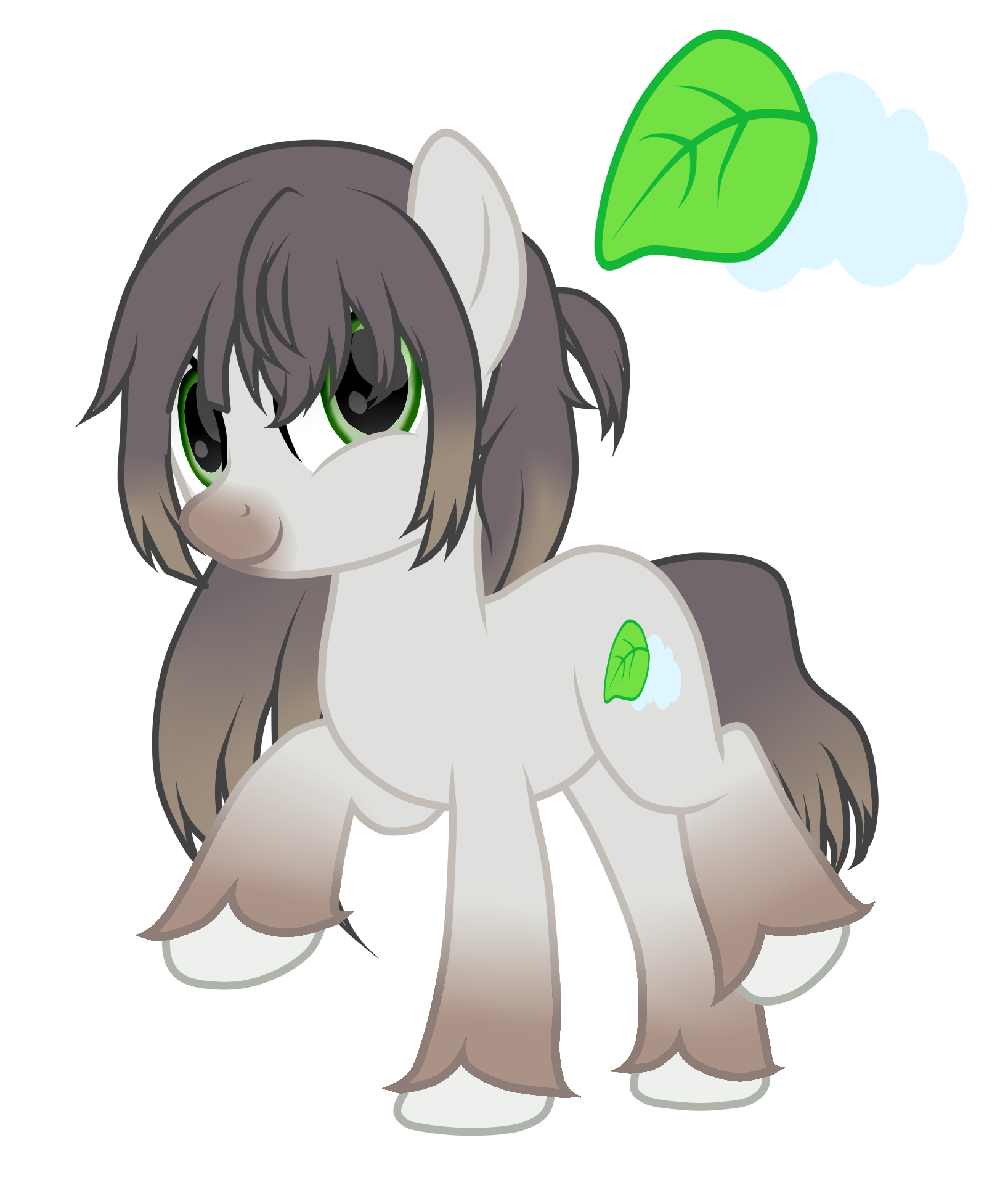 #3564229 - safe, artist:naoto yazarän, oc, oc only, oc:cloudy sky, earth pony, pony, colored ...