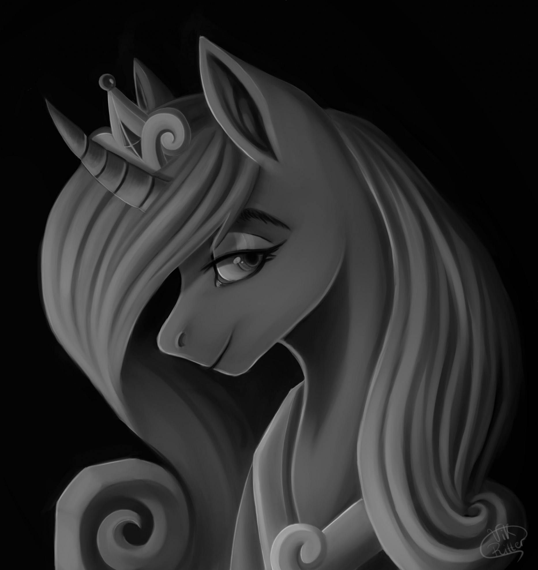 #3564579 - safe, artist:ritter victoria, princess cadance, pony, g4 ...