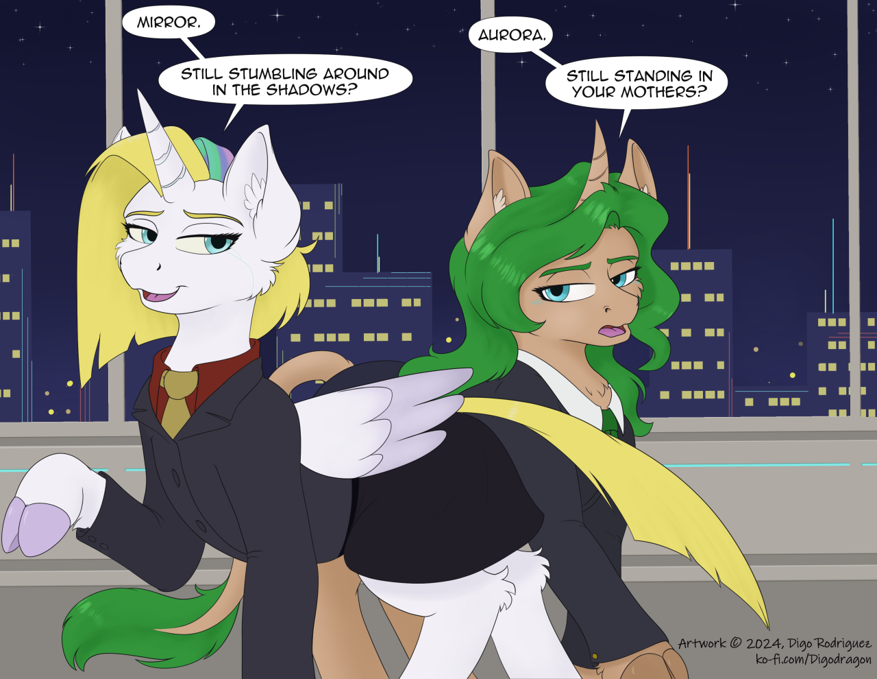 #3565758 - safe, artist:thedigodragon, oc, oc only, alicorn, cyborg, pony, unicorn, alicorn oc ...