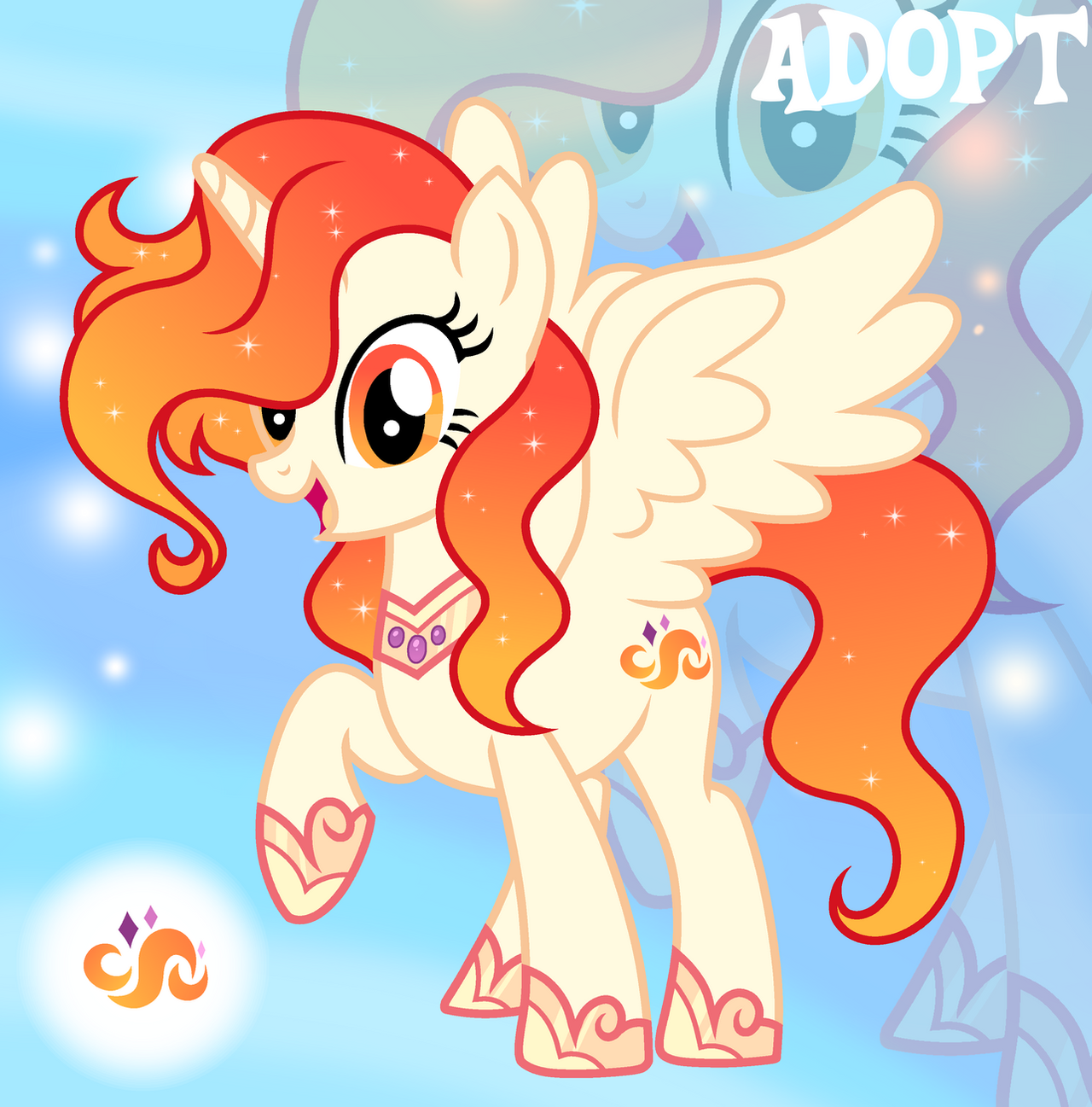 #3565871 - safe, artist:vi45, oc, alicorn, pony, female, mare, raised hoof, solo - Derpibooru