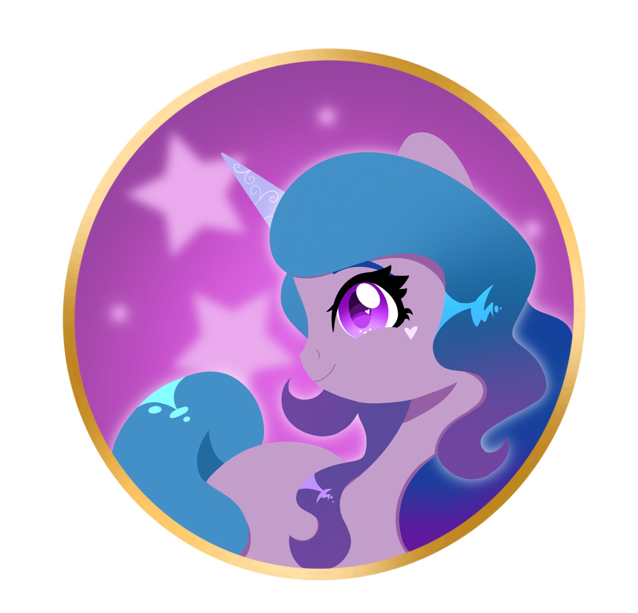 #3566168 - safe, artist:geekys_pins, izzy moonbow, pony, unicorn, g5, circle background, female ...