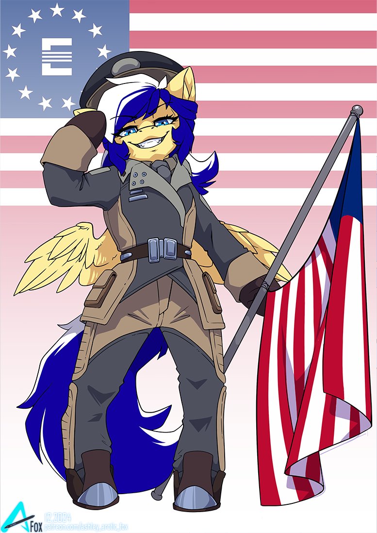 #3566467 - safe, artist:arctic-fox, oc, oc only, oc:animatedpony, pegasus, pony, semi-anthro ...