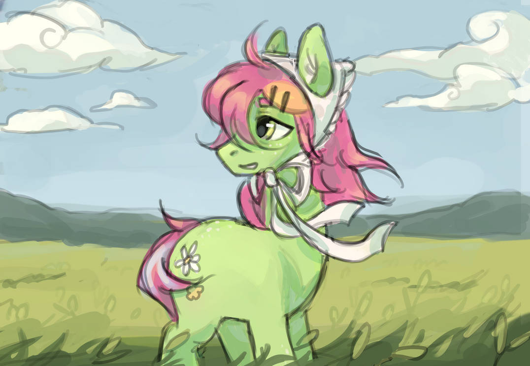 #3566475 - safe, artist:splysha, oc, oc only, earth pony, pony, solo - Derpibooru