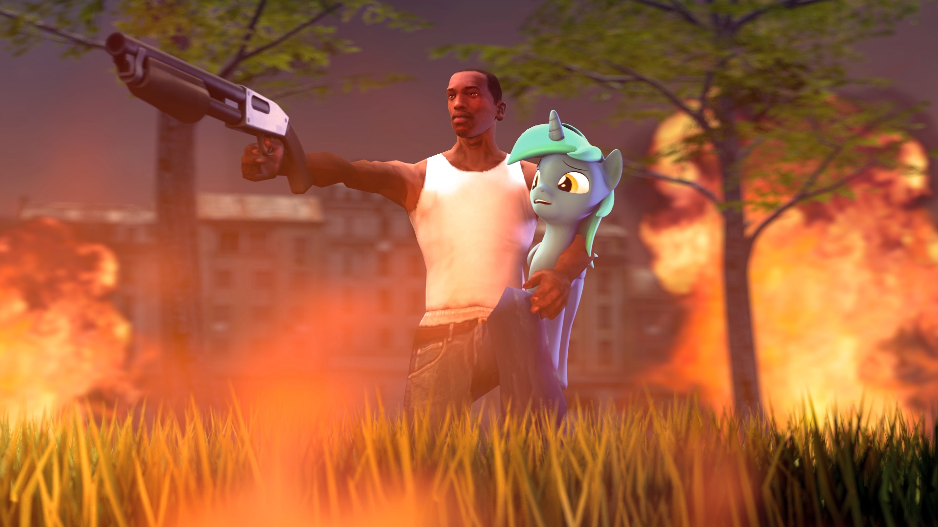 #3566872 - safe, artist:bronydj, oc, oc:sinecrass, alicorn, human, pony ...