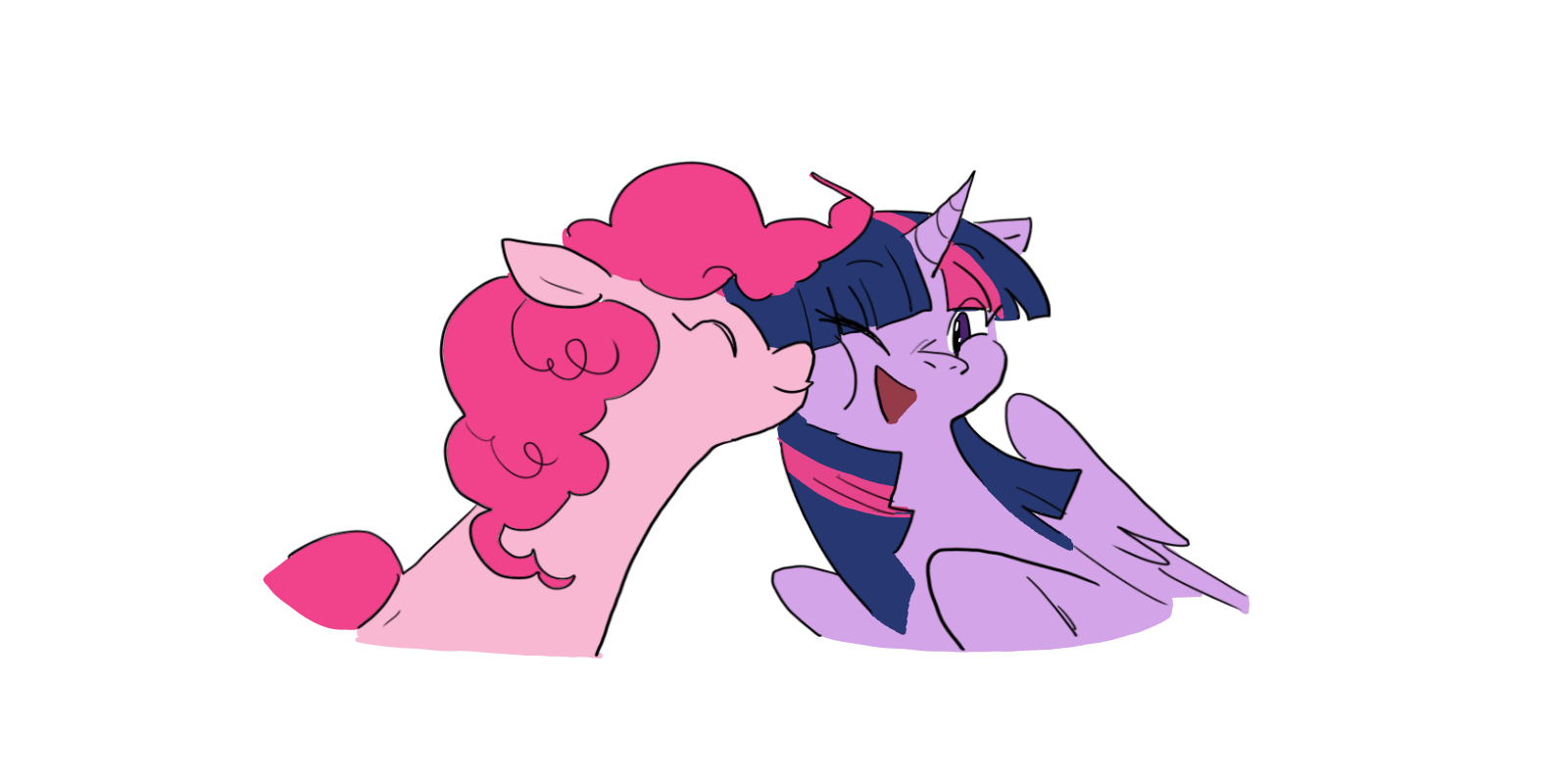 #3566928 - safe, artist:rubyjakewillton, pinkie pie, twilight sparkle ...