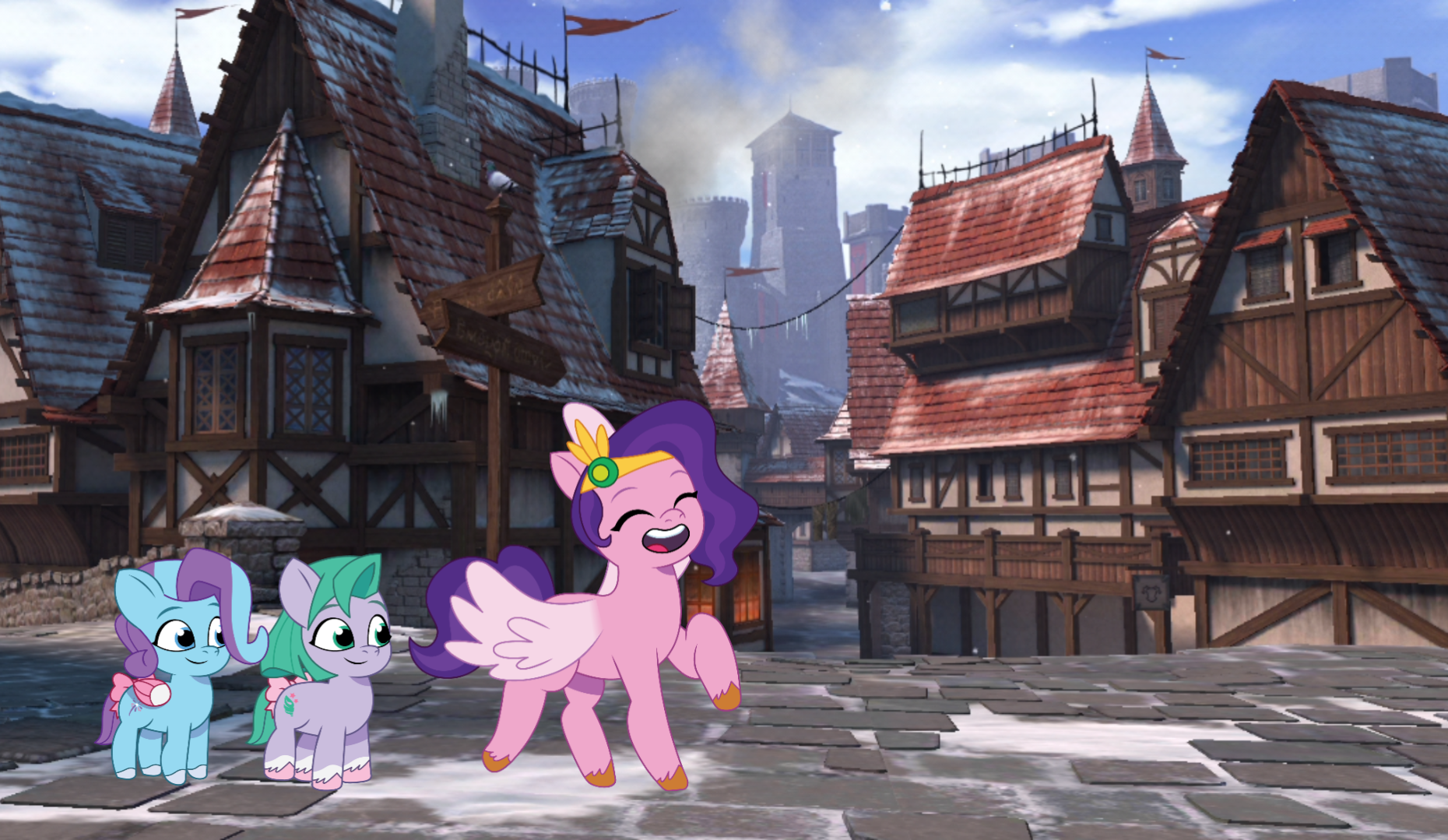 #3567726 - safe, artist:prixy05, glory (g5), pipp petals, seashell (g5 ...