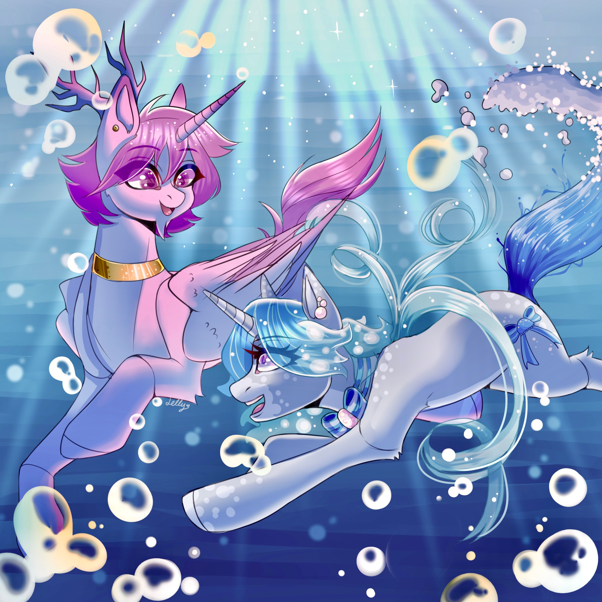 #3568121 - safe, artist:itzgrapesoda, oc, oc only, alicorn, pony, unicorn, g4, alicorn oc, art ...