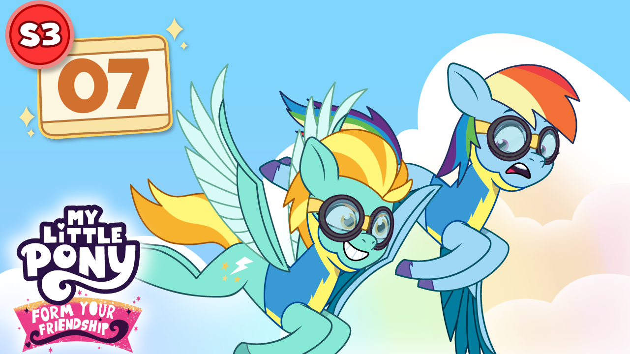 #3568385 - safe, artist:prixy05, lightning dust, rainbow dash, pegasus ...