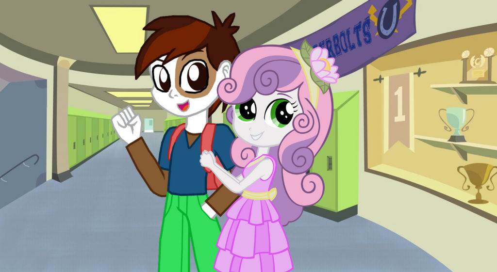 #3568722 - safe, artist:3d4d, pipsqueak, sweetie belle, human ...