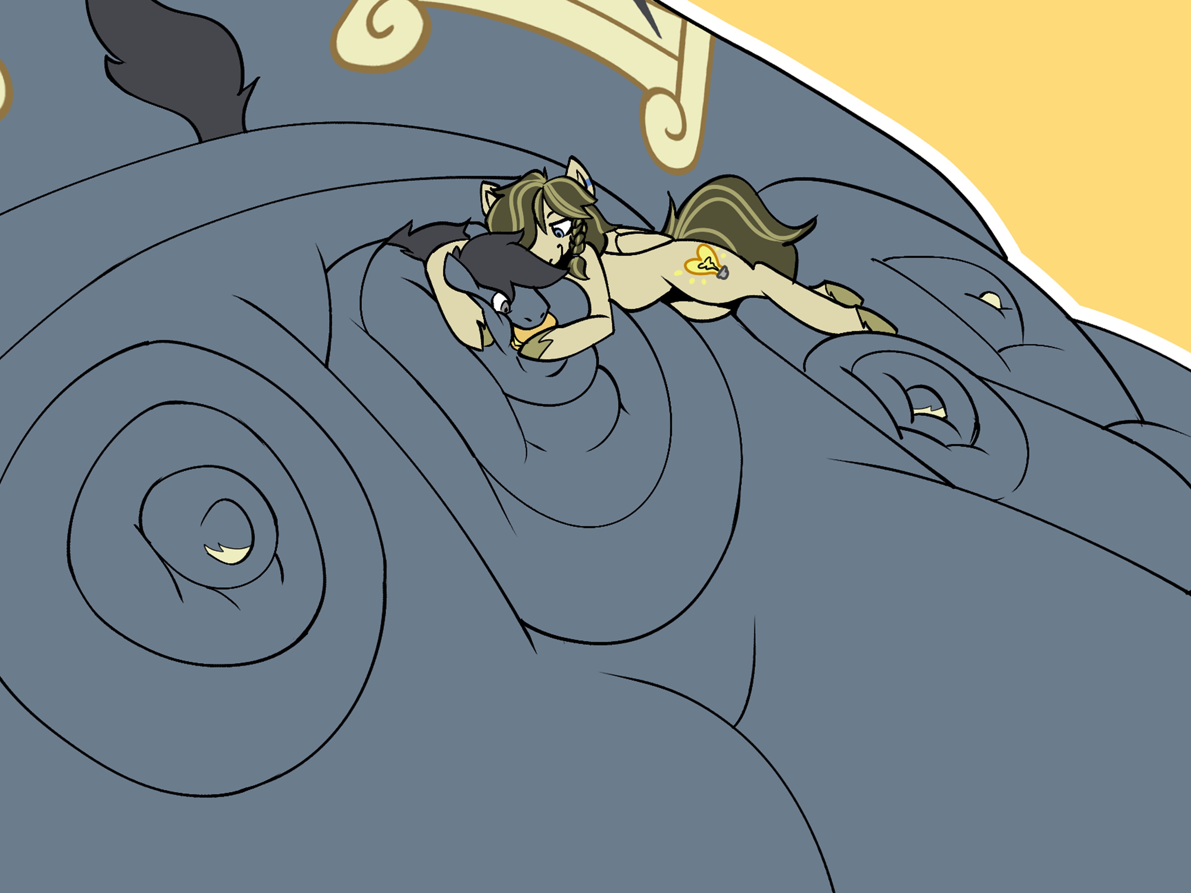 #3569490 - questionable, artist:cowbesity, oc, oc only, oc:soulful ...