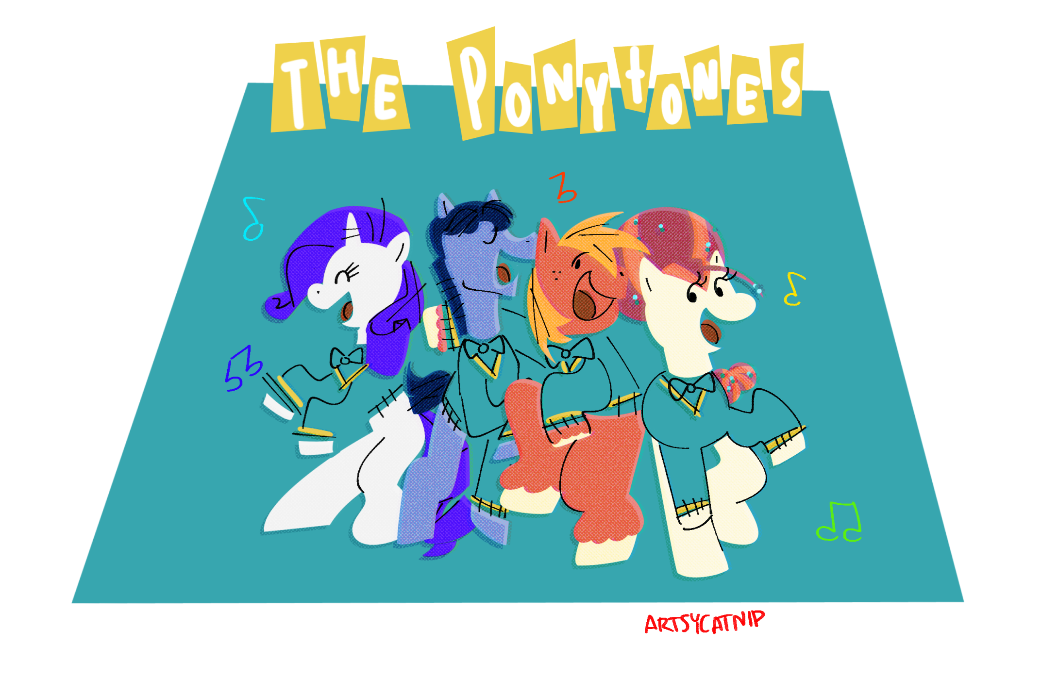 #3570152 - safe, artist:artsycatnip, big macintosh, rarity, toe-tapper ...