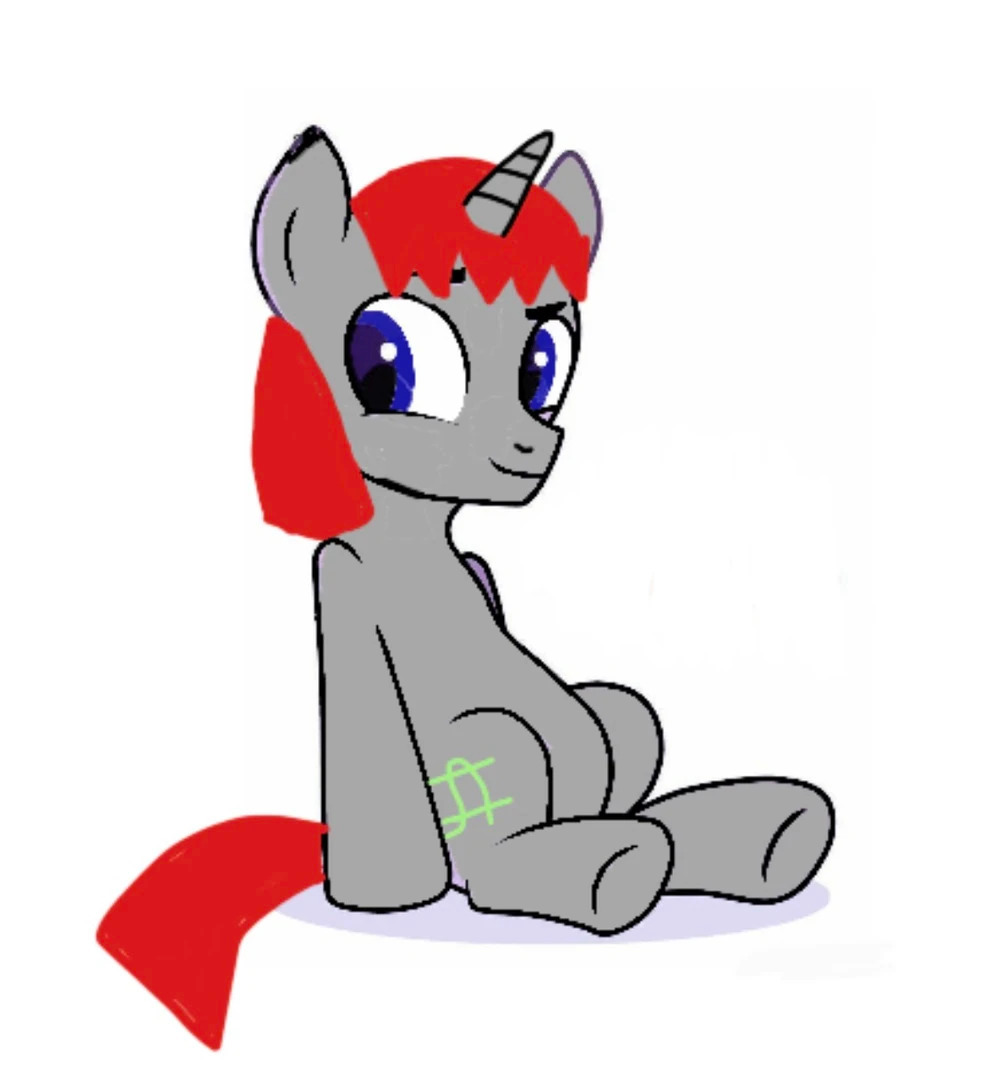 #3570847 - safe, artist:kingofmlp, oc, oc only, oc:lmoney, pony, unicorn, g4, 2023, belly, blue ...