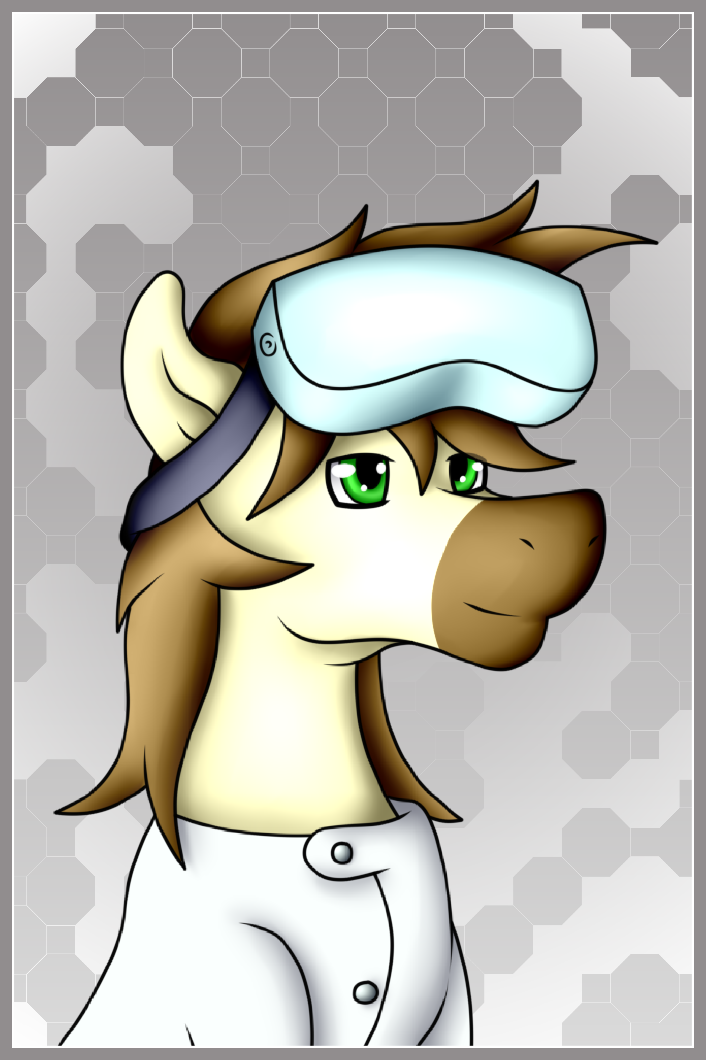 #3571820 - safe, artist:thebenalpha, oc, oc only, oc:calpain, earth pony, clothes, earth pony oc ...