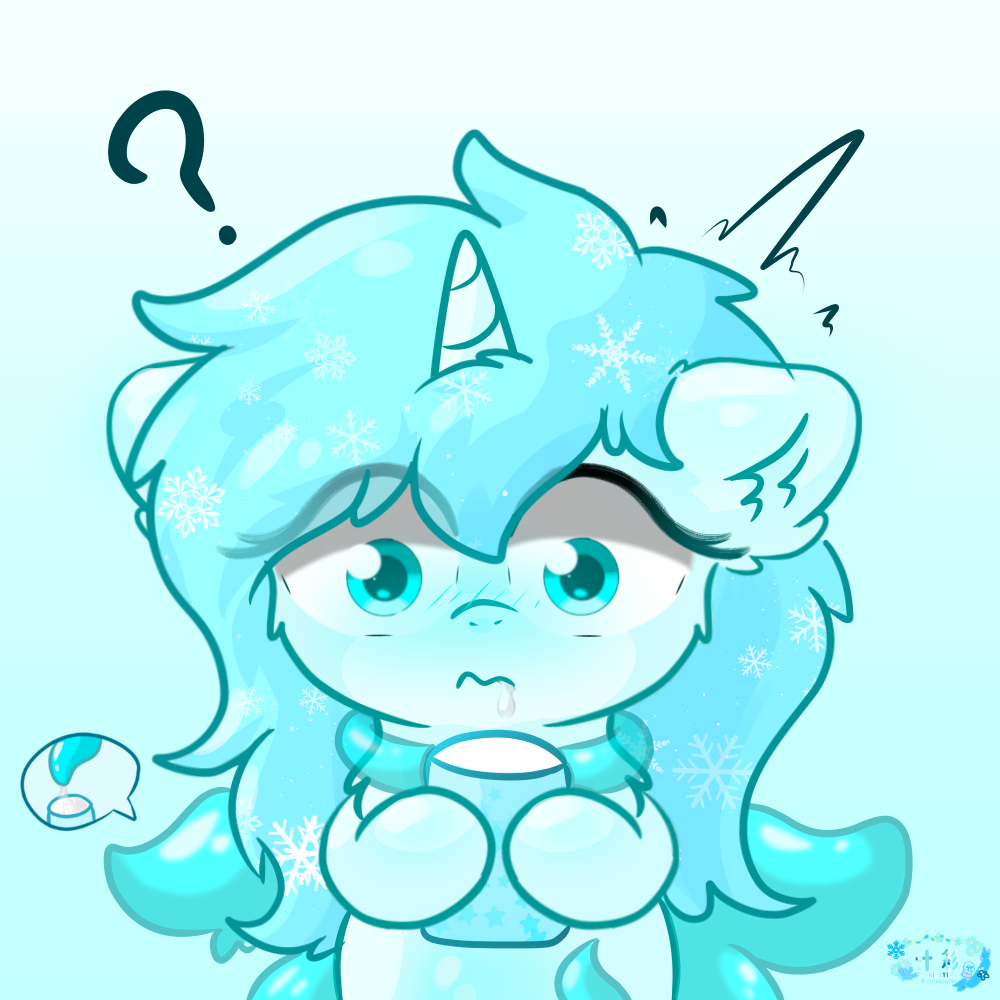 #3572484 - safe, artist:kigxyi, oc, oc only, oc:叶黎零彩, pony, unicorn ...