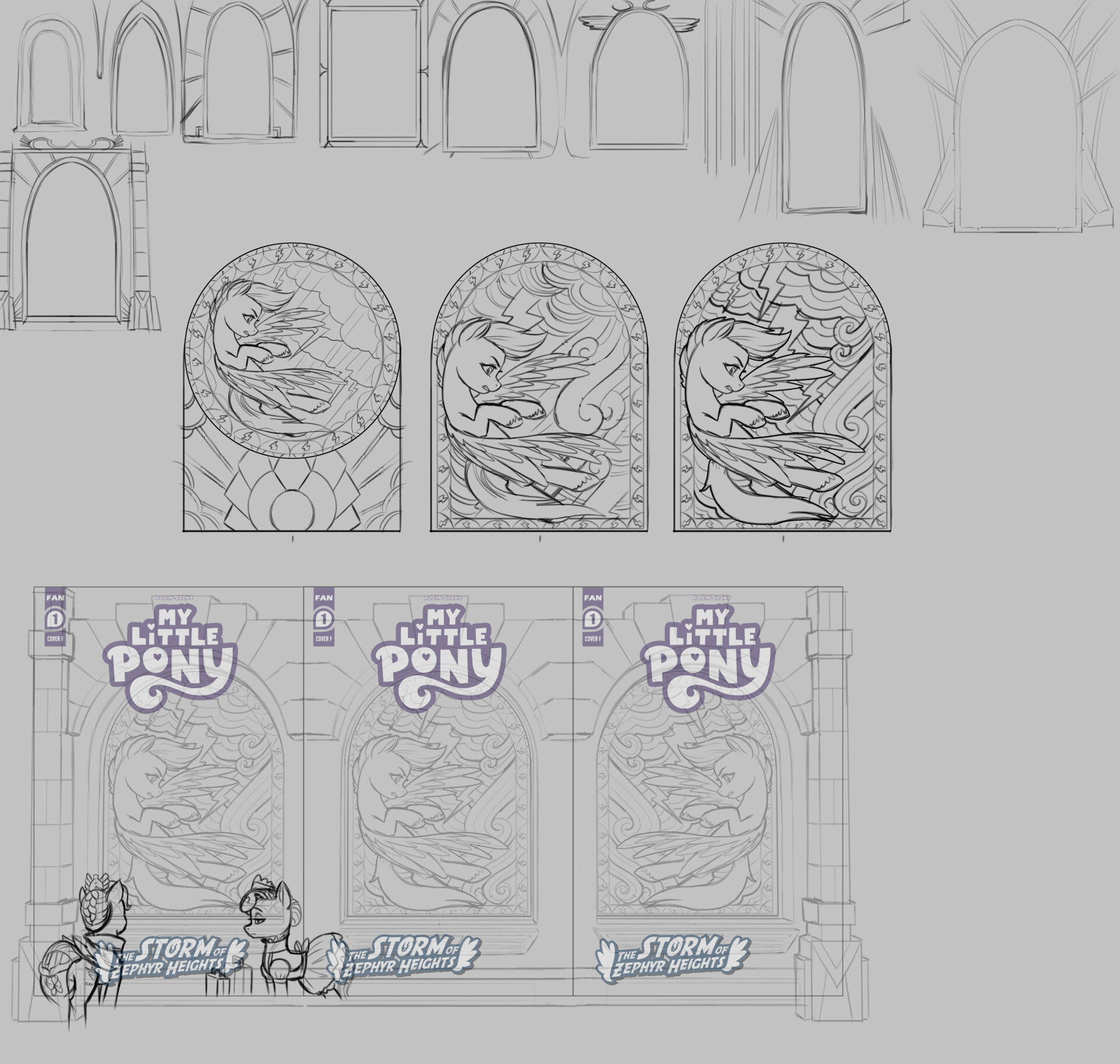 #3573619 - safe, artist:robin jacks, queen haven, zipp storm, pegasus ...