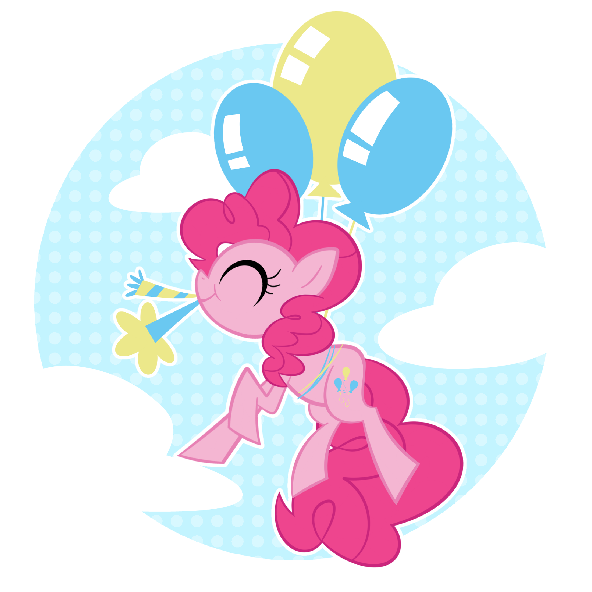 #3573888 - safe, artist:chocopotts, pinkie pie, earth pony, pony, g4 ...