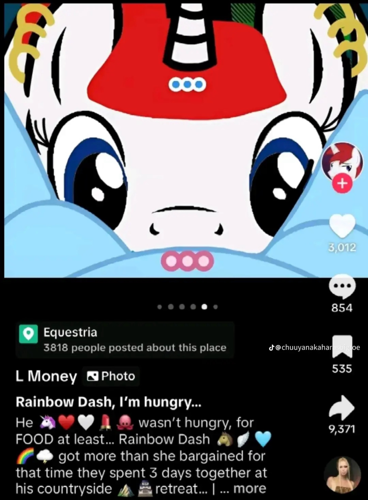 #3574060 - explicit, artist:kingofmlp, rainbow dash, oc, oc:lmoney ...