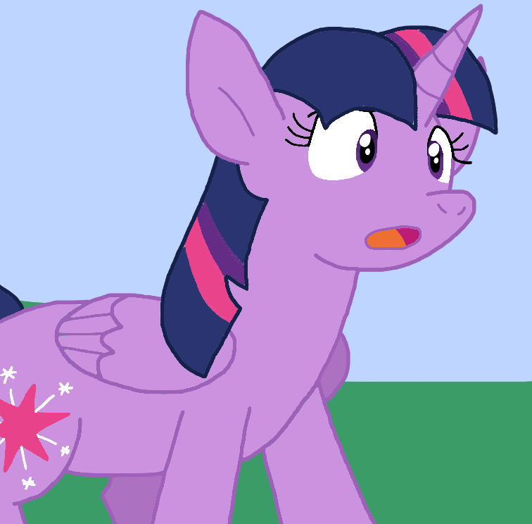 #3575256 - safe, artist:cmara, twilight sparkle, alicorn, pony, g4, female, folded wings, horn ...