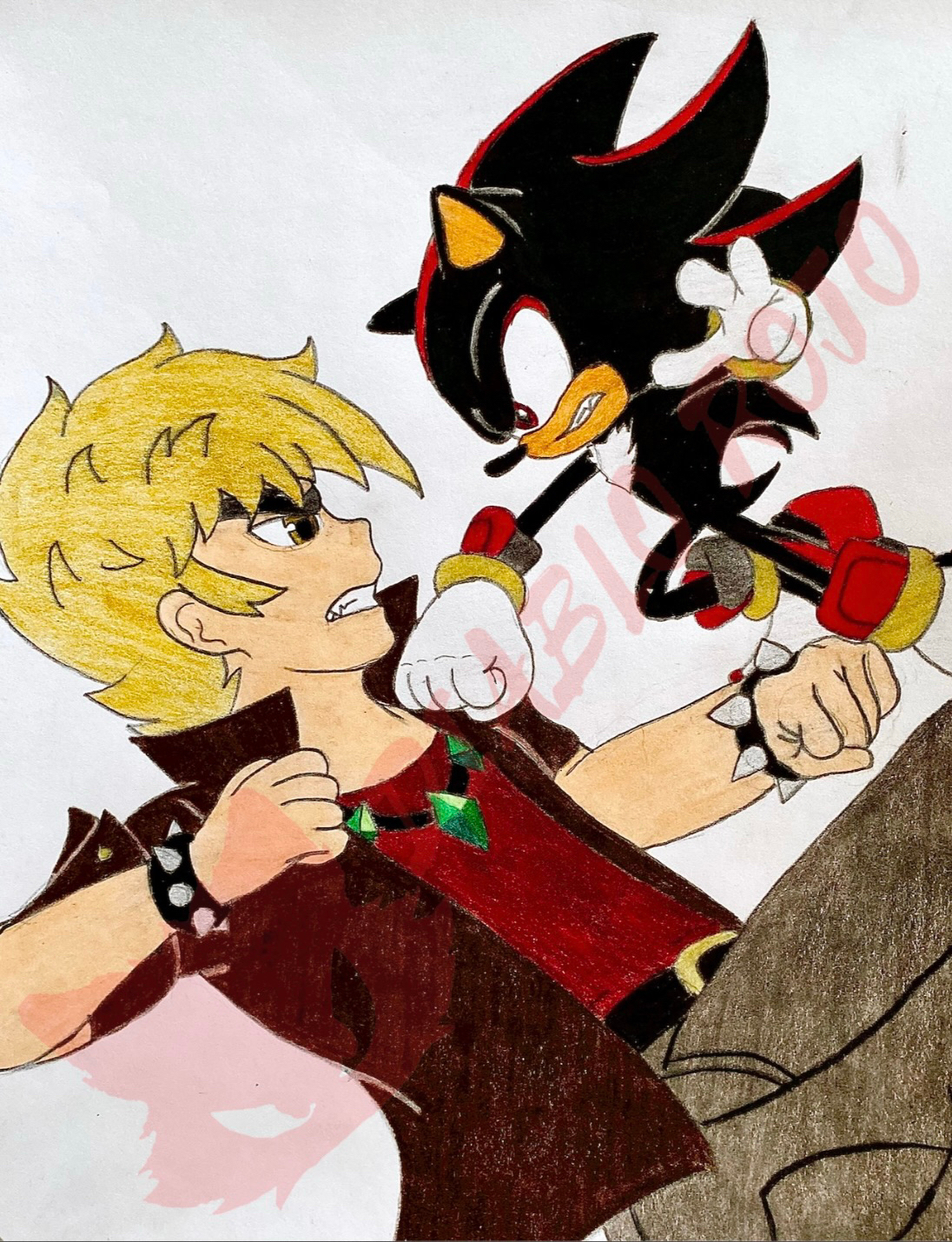 #3558888 - safe, artist:diablo rojo, oc, oc:hellfire red, hedgehog ...