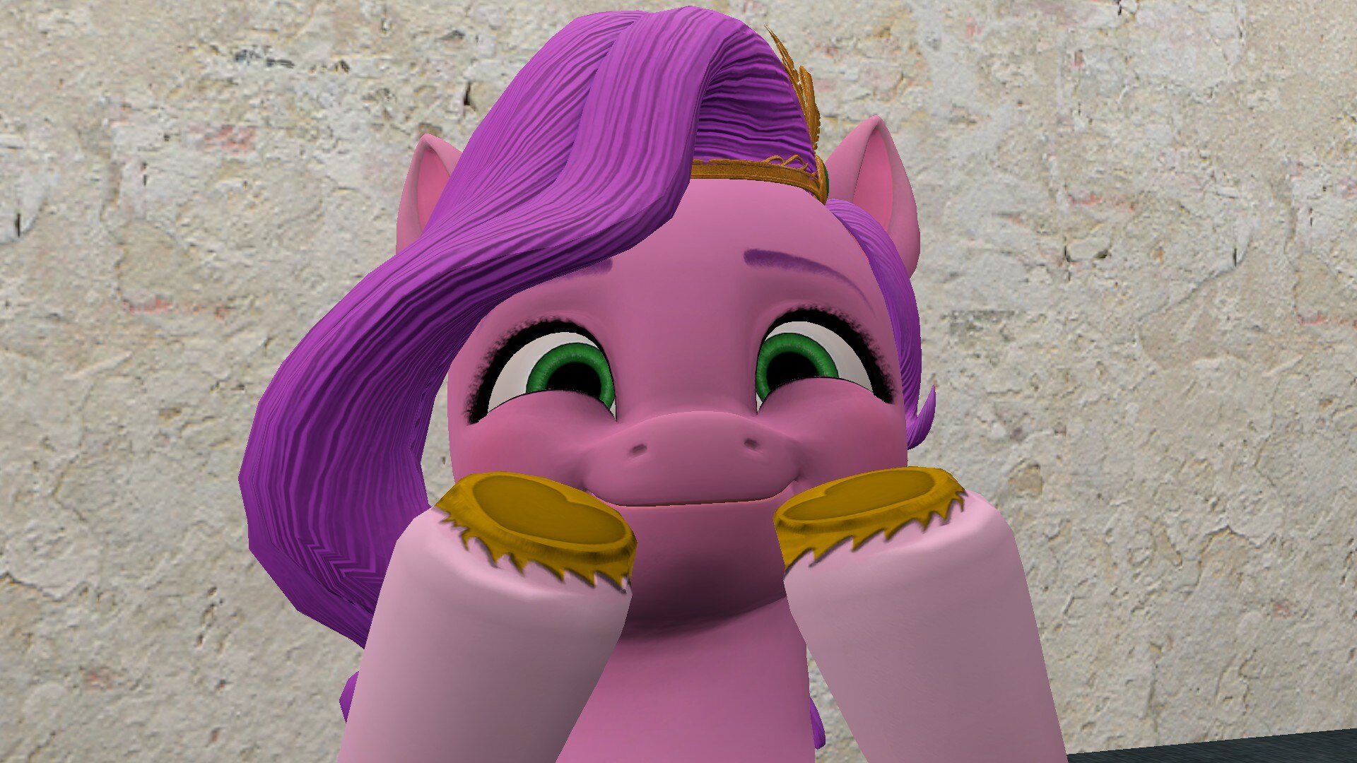 #3559356 - safe, artist:blitzythepony, pipp petals, pegasus, g5, 3d ...