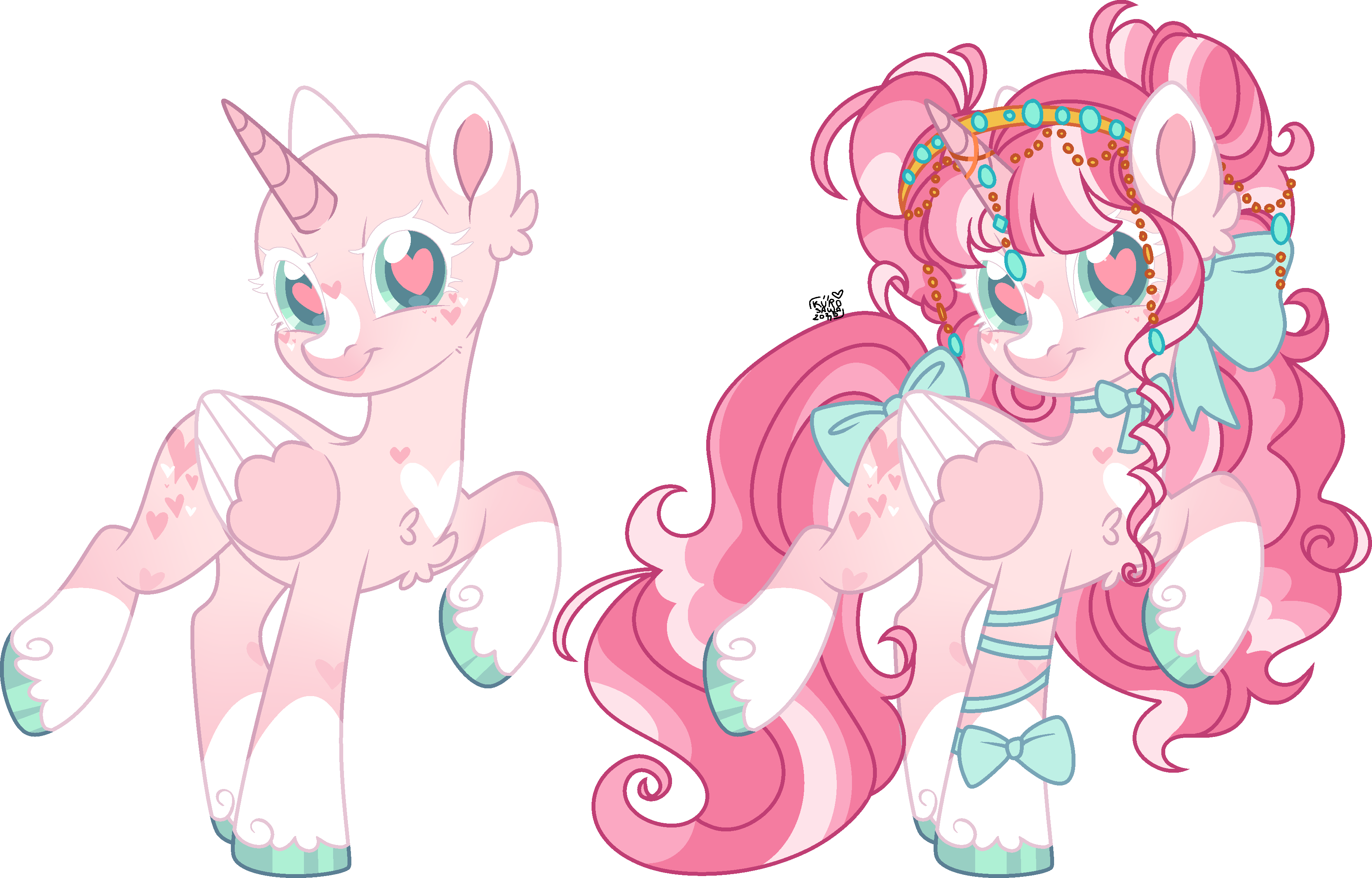 #3576324 - safe, artist:kurosawakuro, oc, oc only, unnamed oc, alicorn, pony, alicorn oc, blue ...