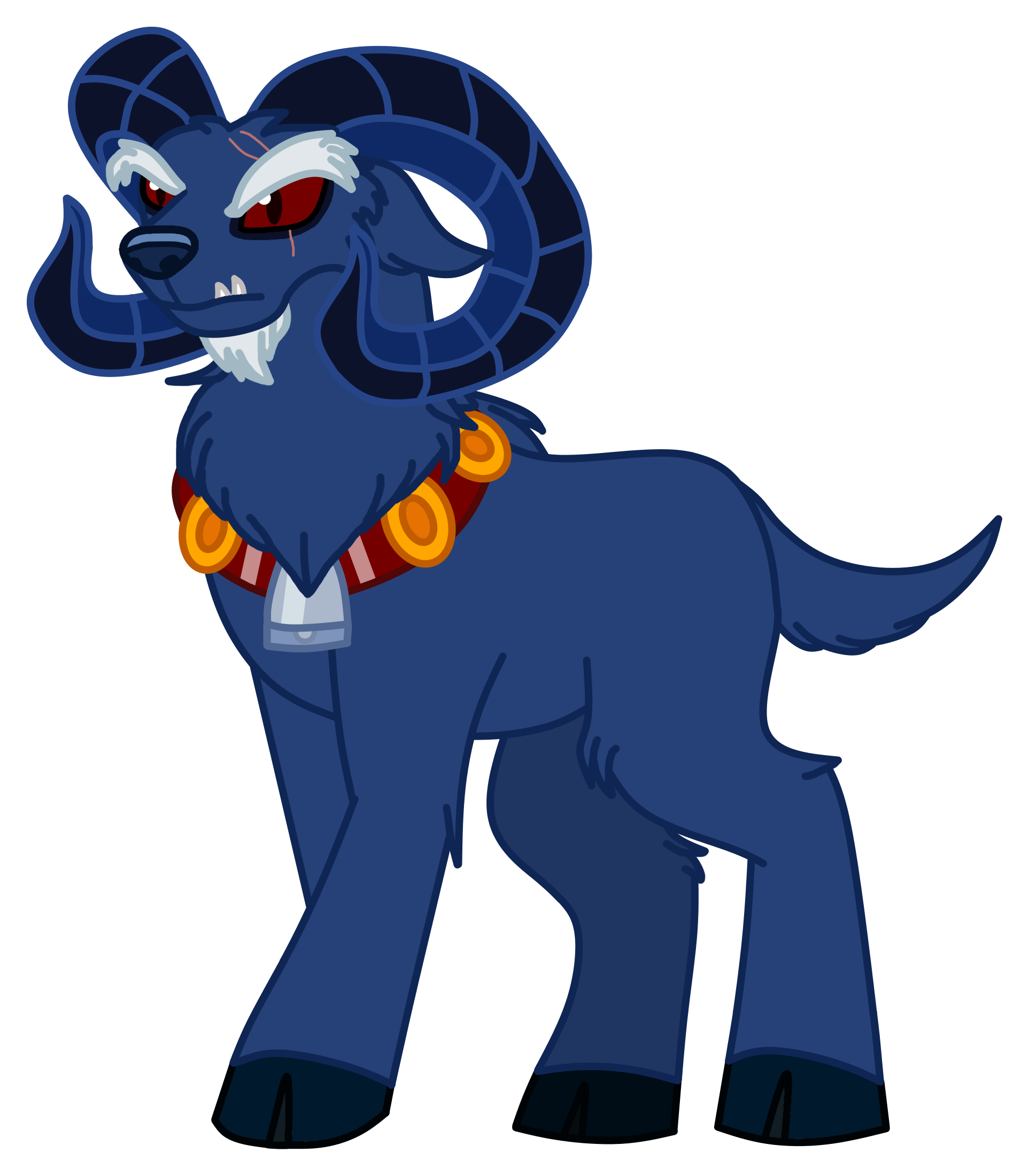 #3576366 - safe, artist:chibi-n92, artist:mlgtrap, grogar, goat, sheep ...