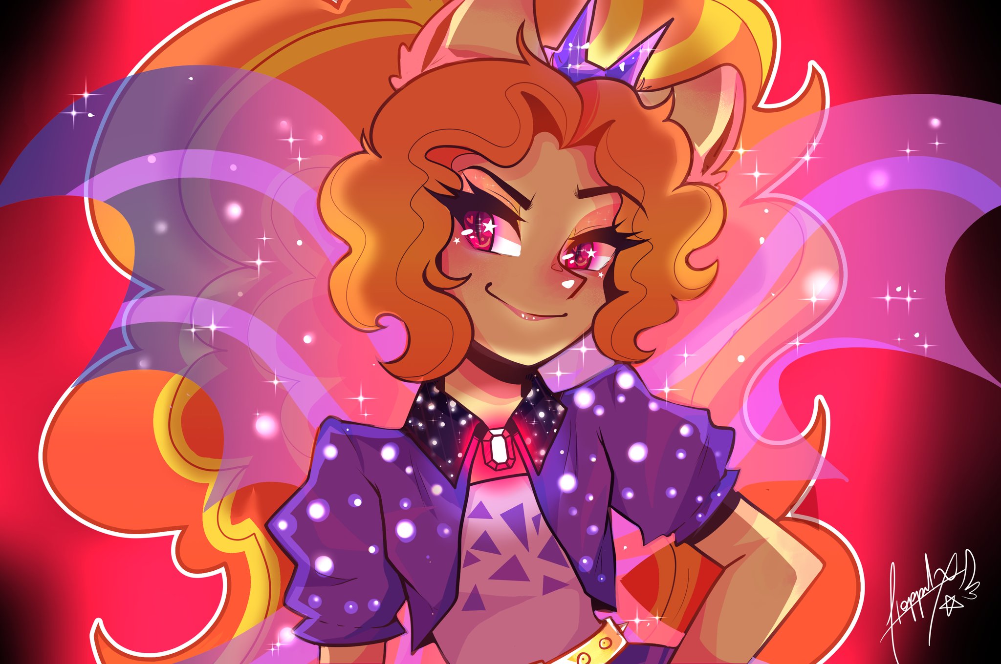 #3559495 - safe, artist:hoppilx, adagio dazzle, human, equestria girls ...