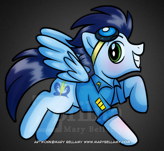 #3559667 - safe, artist:mary bellamy, soarin', pegasus, pony, g4, my ...