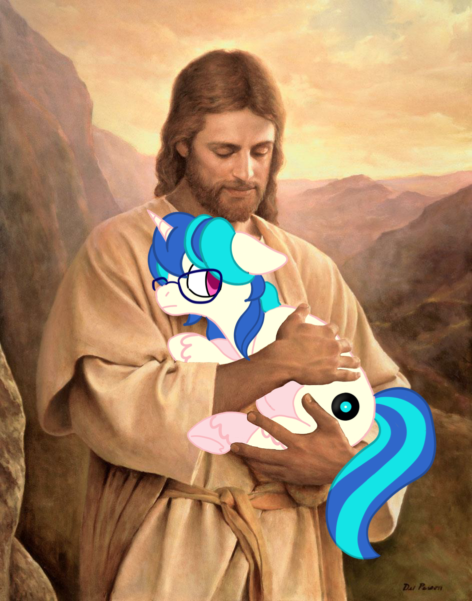 #3560515 - safe, artist:owltoastie, dj pon-3, vinyl scratch, oc, human ...