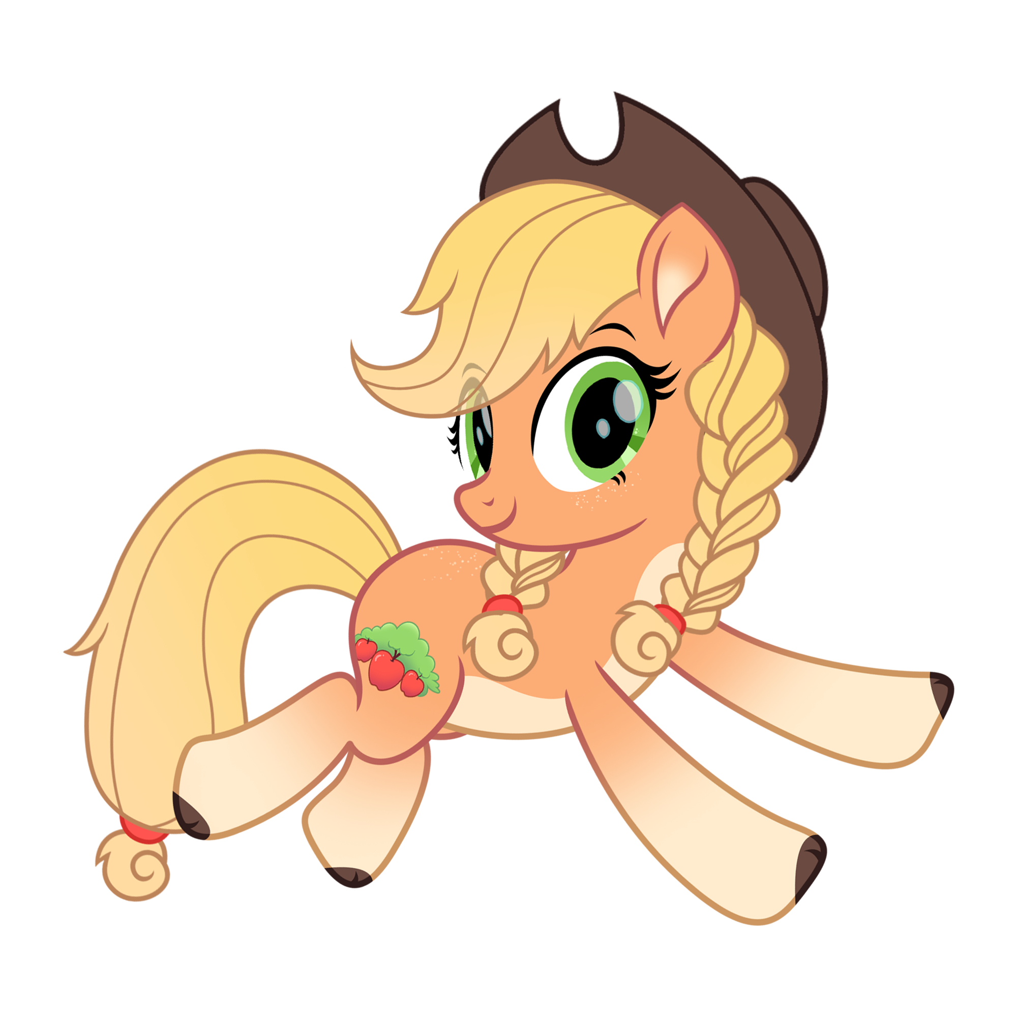 #3560985 - safe, artist:lovinglypromise, applejack, earth pony, pony ...