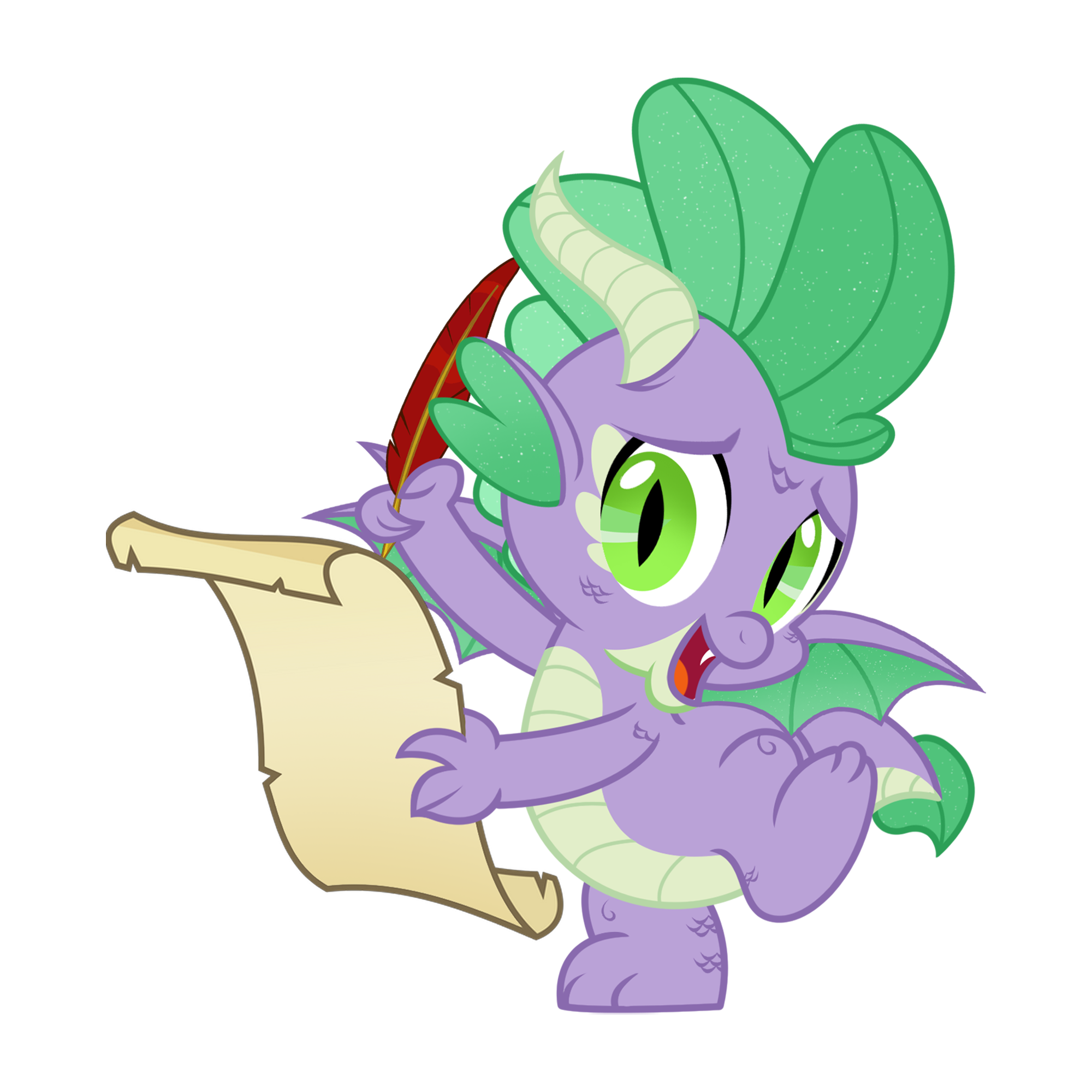 #3560993 - safe, artist:lovinglypromise, spike, dragon, g4, alternate ...