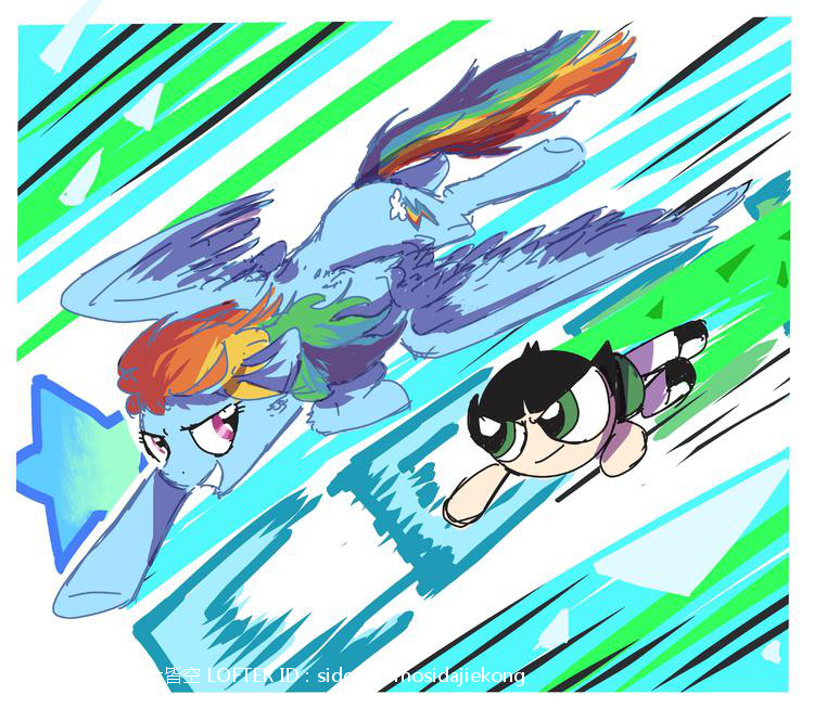 #3561002 - safe, artist:sidegeermosidajiekong, rainbow dash, pegasus, pony, g4, buttercup ...