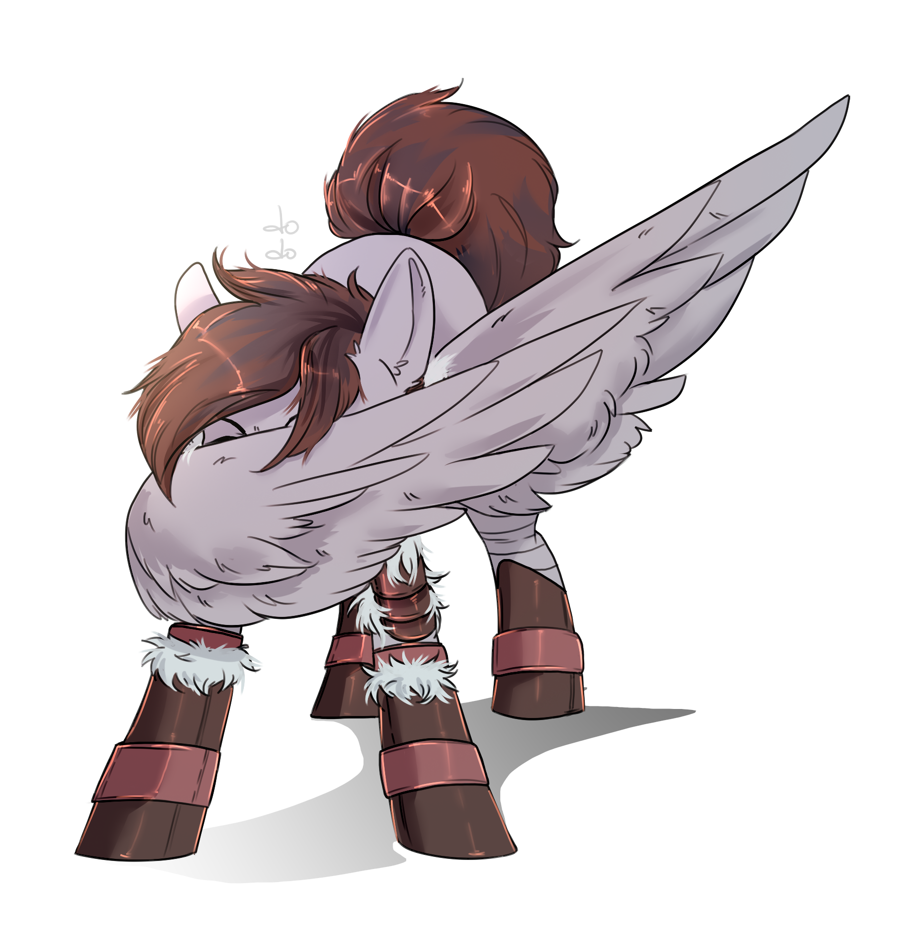 #3561068 - safe, artist:devi_shade, oc, oc only, pegasus, pony, dab ...