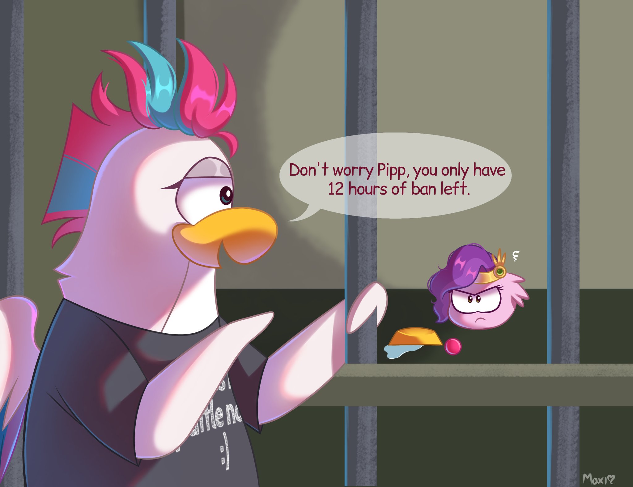 #3561821 - safe, artist:maxi_ponie, pipp petals, zipp storm, bird ...