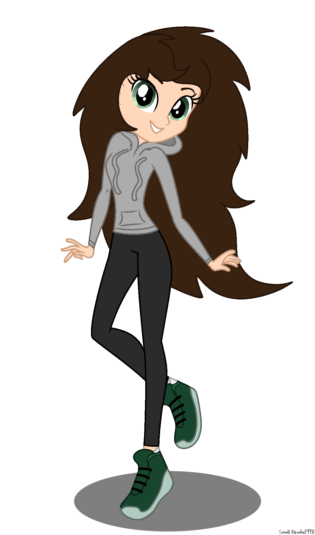 #3577466 - safe, artist:gihhbloonde, artist:small-brooke1998, oc, oc ...