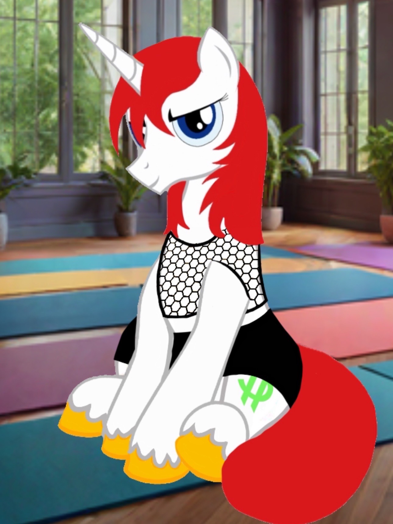 #3577488 - safe, ai assisted, ai content, artist:kingofmlp, oc, oc only, oc:lmoney, pony ...