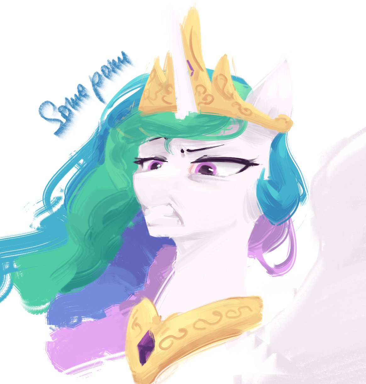 #3578121 - safe, artist:some_ponu, princess celestia, alicorn, pony, g4 ...