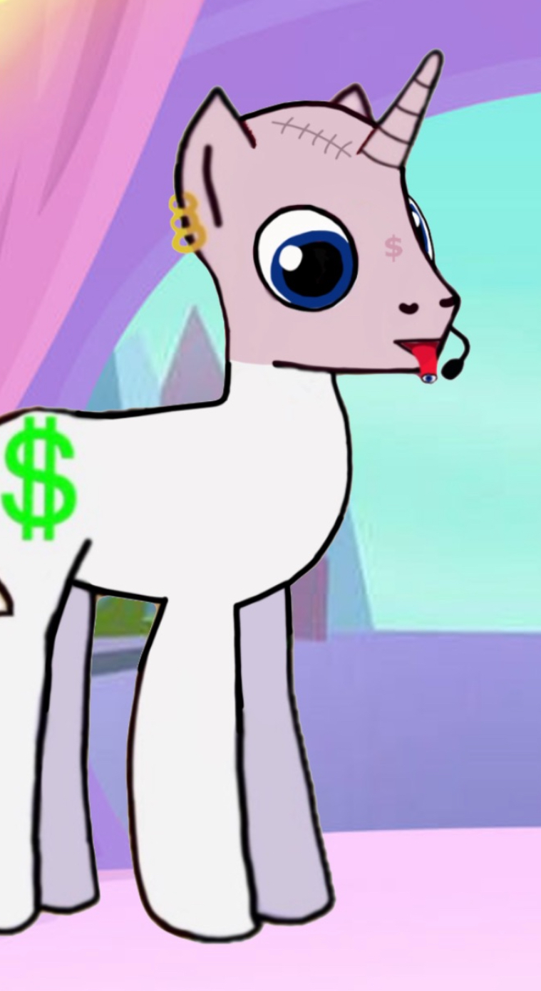 #3583910 - safe, artist:kingofmlp, on stage, oc, oc only, oc:lmoney, pony, unicorn, g4, bald ...