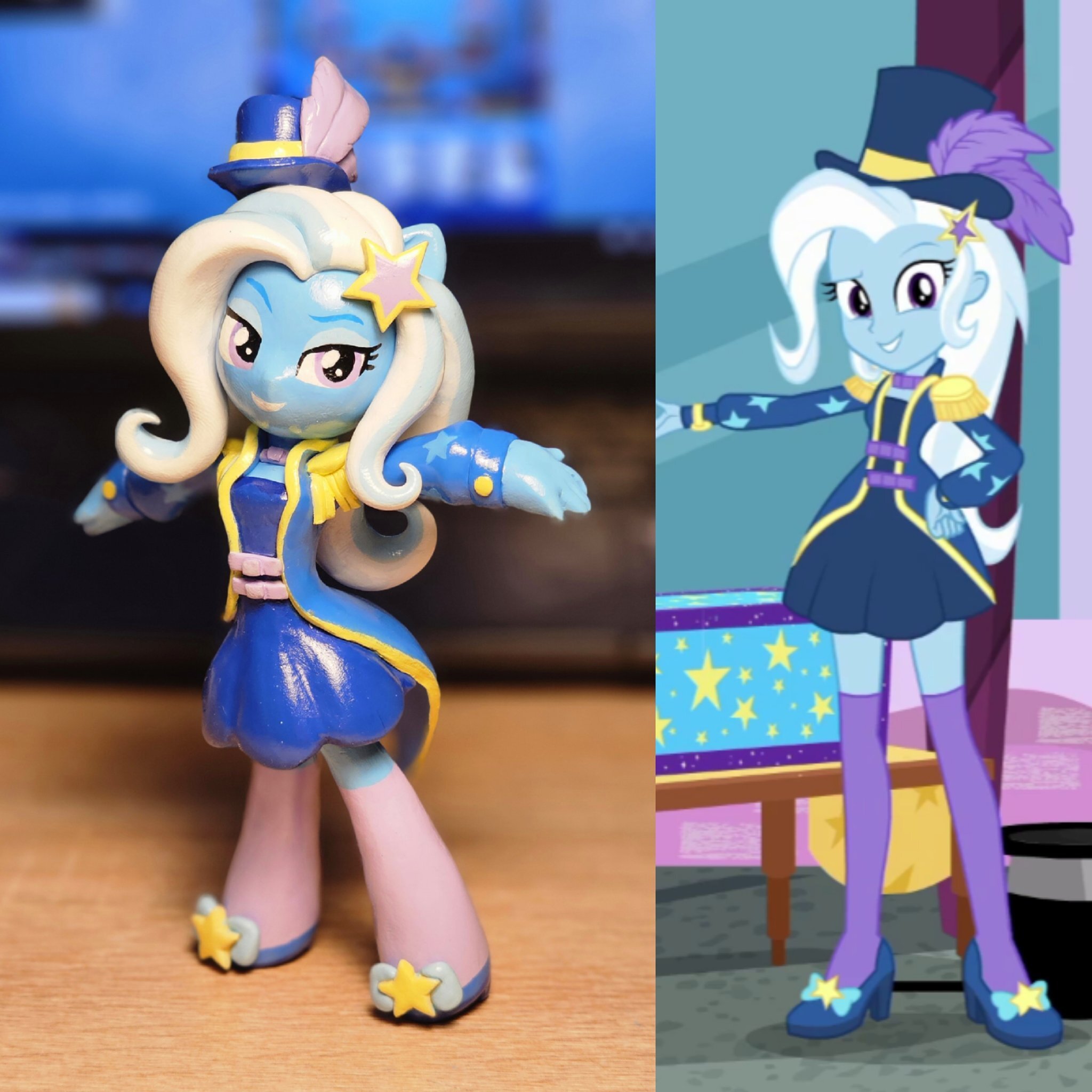 #3584672 - safe, artist:iksiudodi, trixie, human, equestria girls, g4 ...