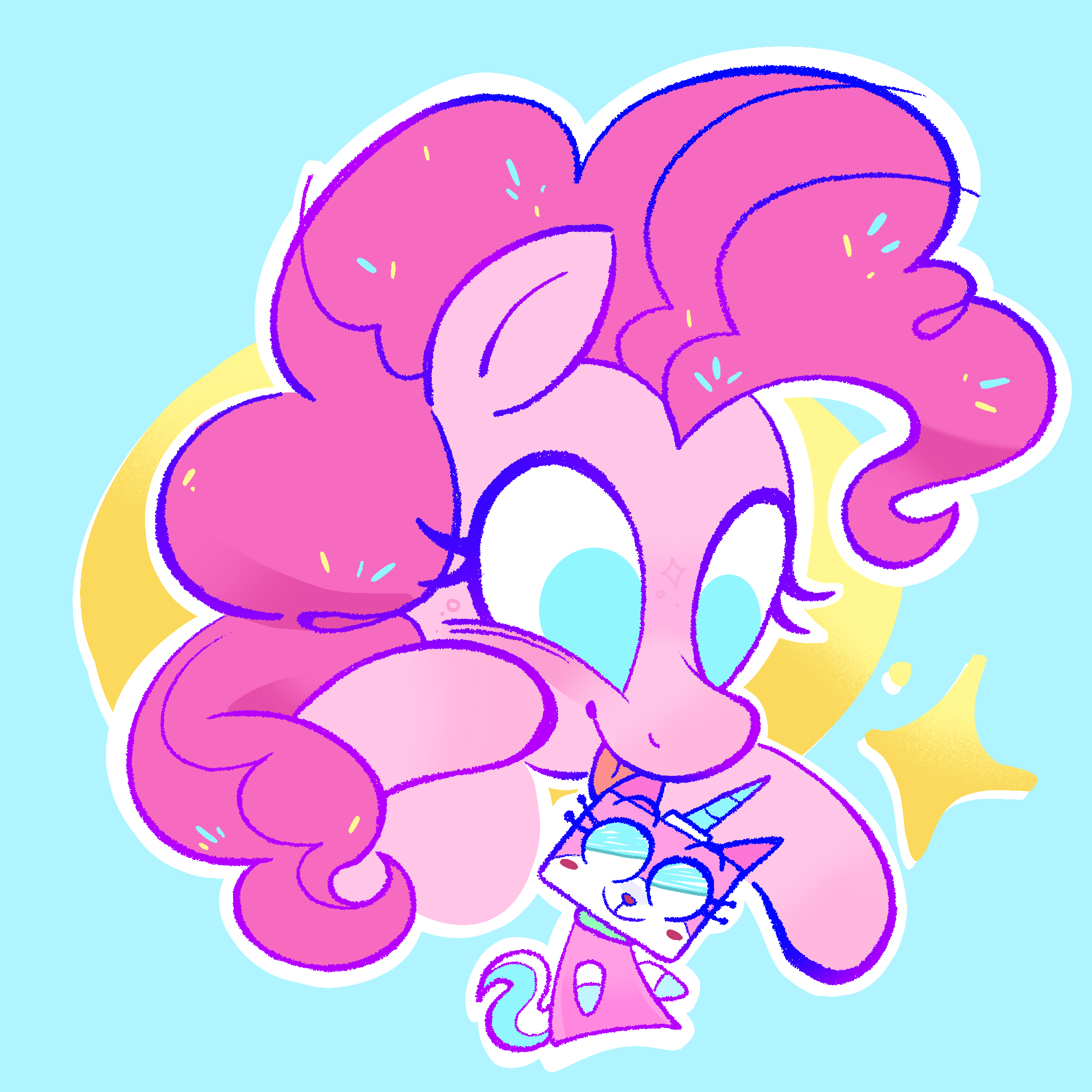 #3584846 - safe, artist:chipchapp, pinkie pie, earth pony, pony, g4, :p ...