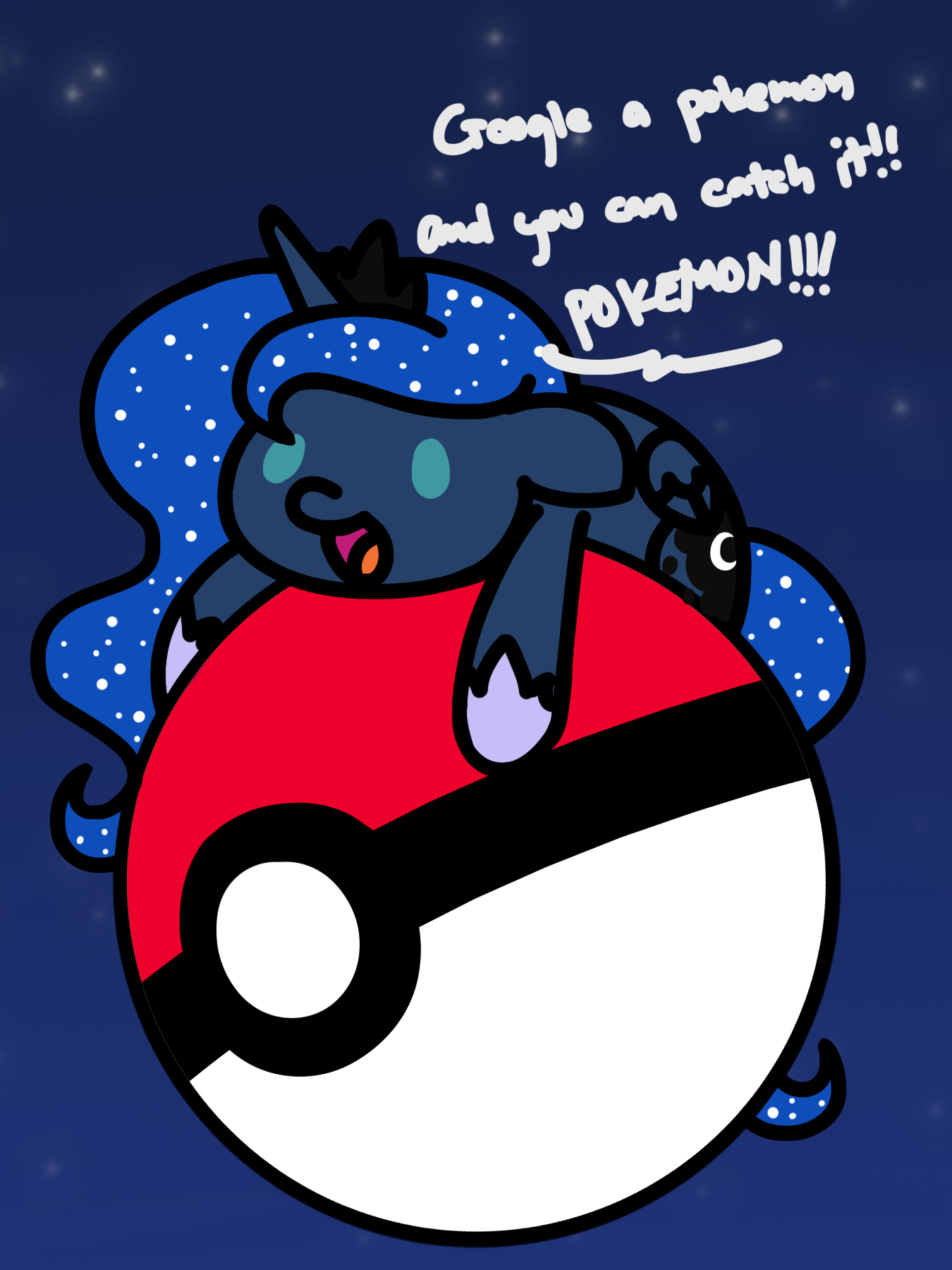 #3585335 - safe, artist:flutterluv, princess luna, alicorn, pony, series:flutterluv's full moon ...