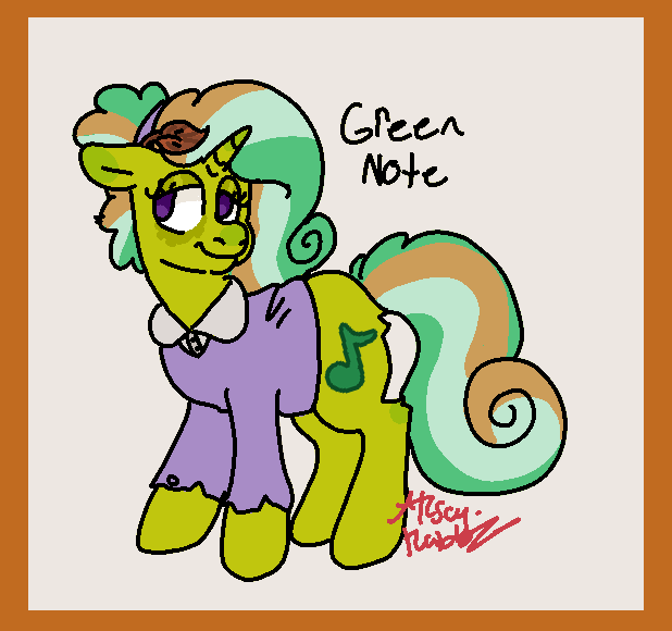 #3586718 - safe, artist:arsonrabbit, oc, oc only, oc:greennote, pony, unicorn, g4, abstract ...