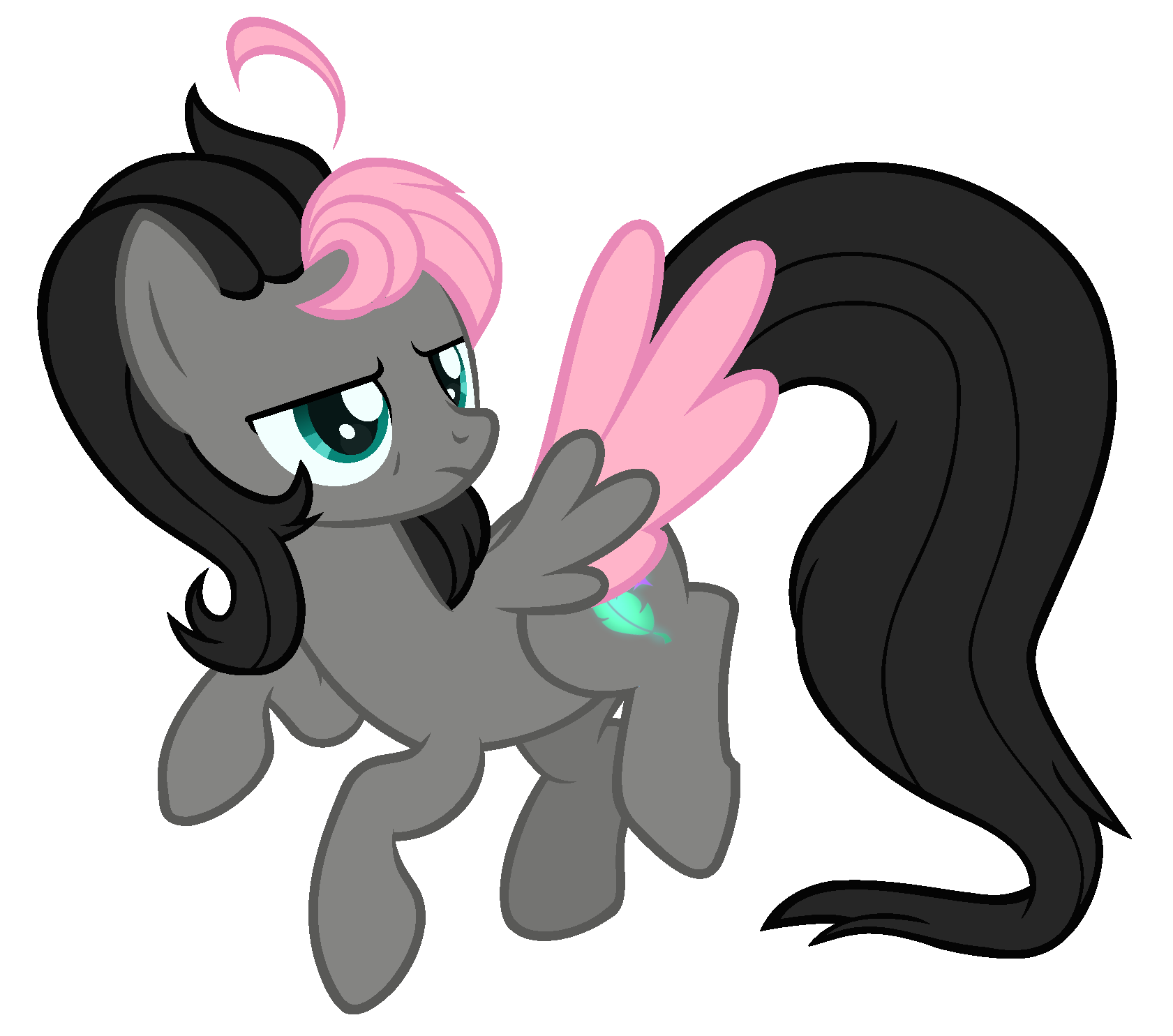 #3586902 - safe, artist:sinamuna, oc, oc only, oc:humble shade, pegasus ...