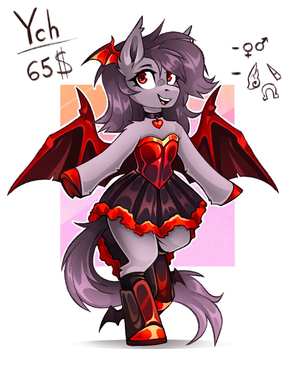 #3587139 - safe, artist:buvanybu, oc, bat pony, semi-anthro, any gender, any race, clothes ...