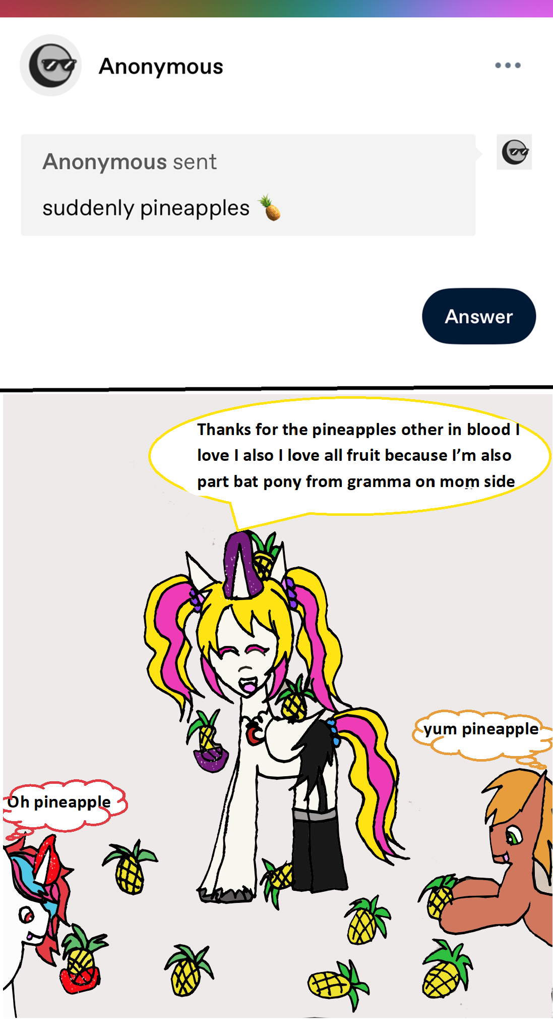 #3587372 - safe, artist:ask-luciavampire, oc, oc only, oc:ichigo glow ...