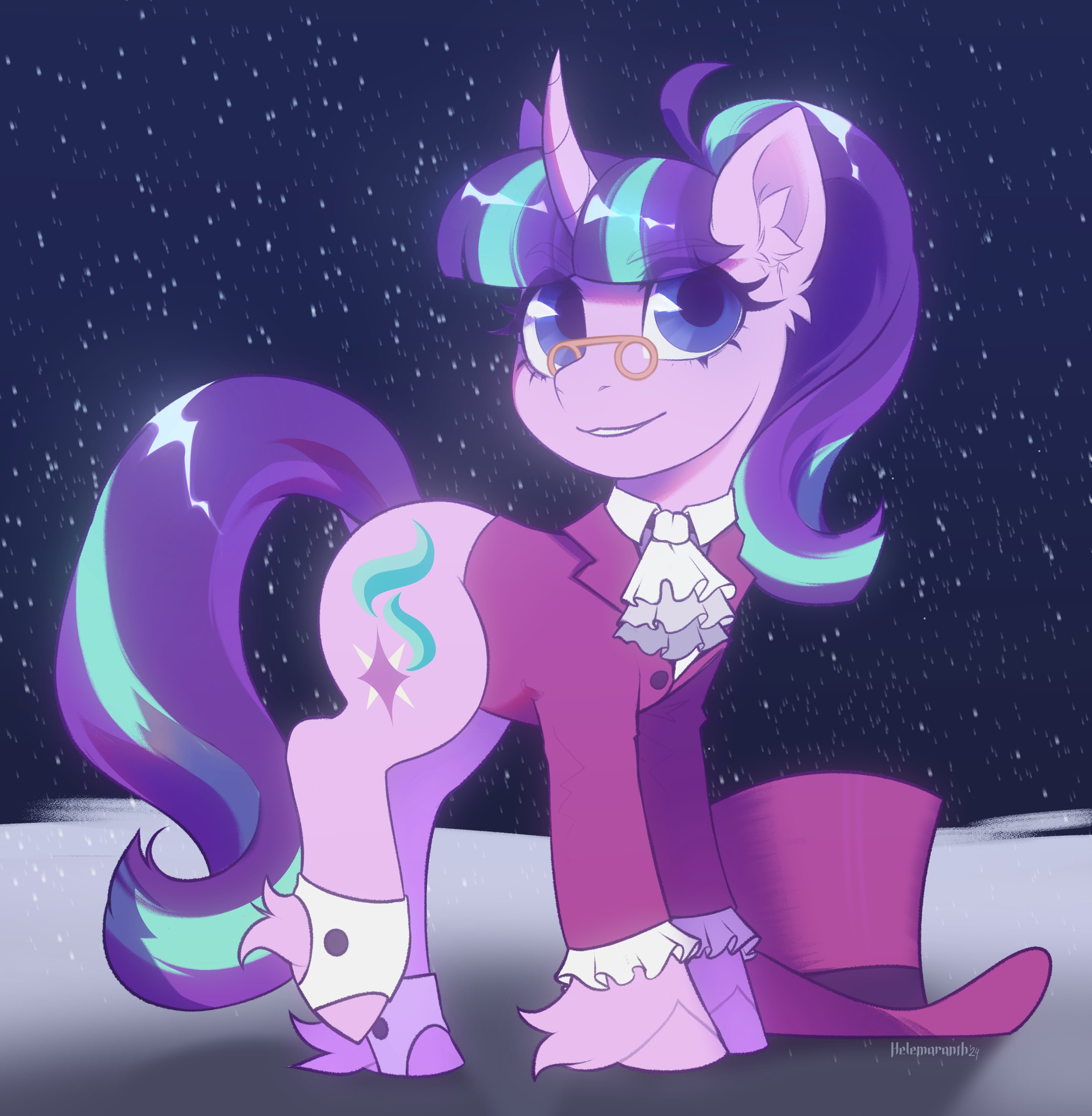 #3588247 - safe, artist:helemaranth, snowfall frost, starlight glimmer ...