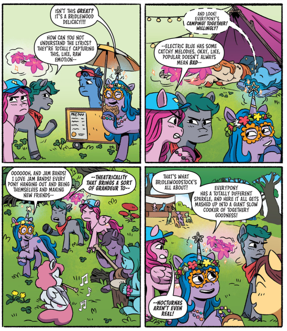 #3588895 - safe, artist:annemarie rogers, idw, izzy moonbow, magpie (g5 ...