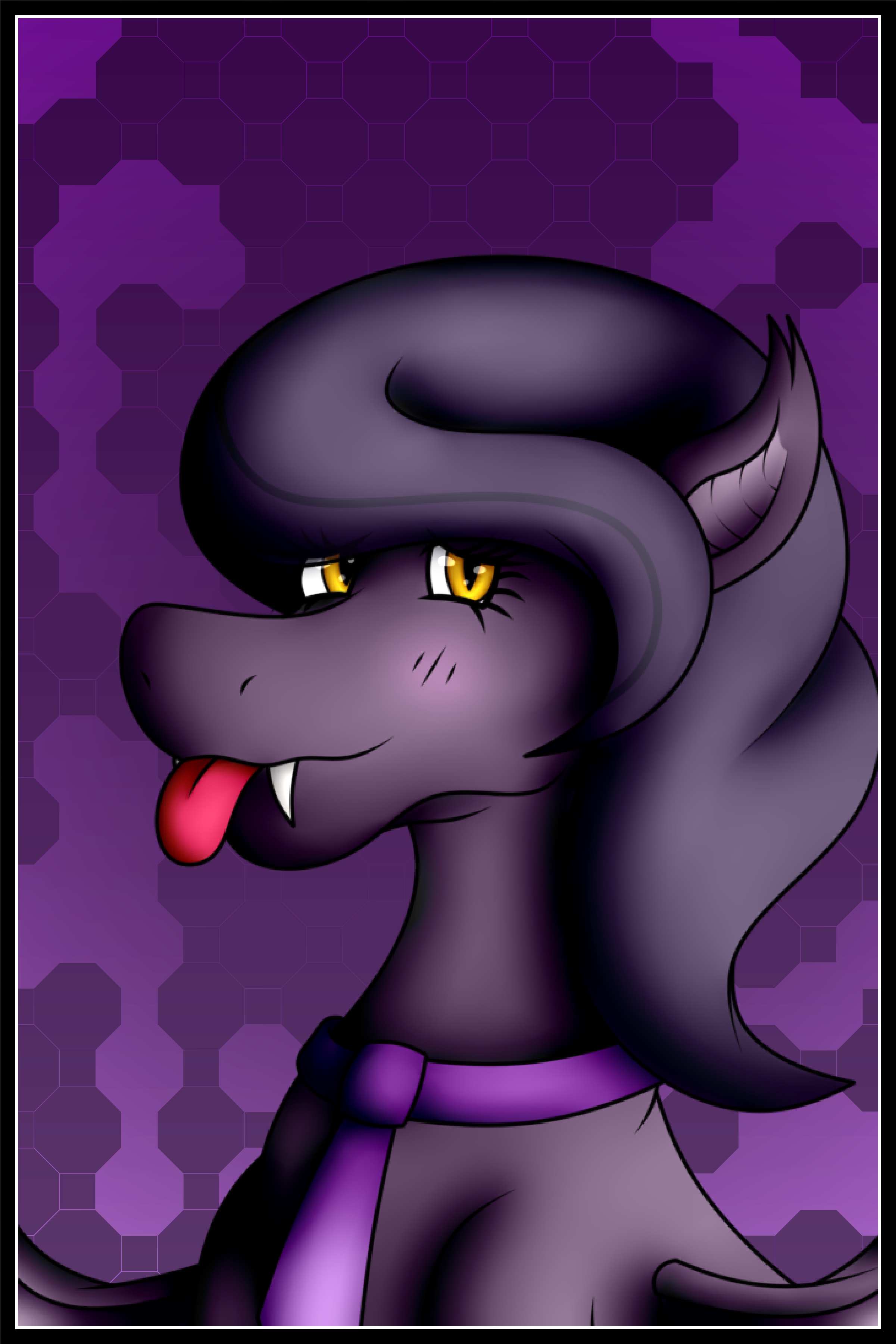 #3589715 - safe, artist:thebenalpha, oc, oc:grape wine, bat pony, :p, bat pony oc, blushing ...